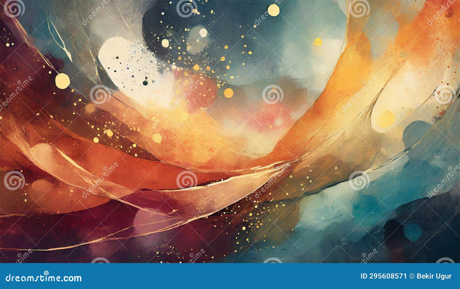 AI-Generated Create a Vibrant and Captivating Abstract Artwork that ...