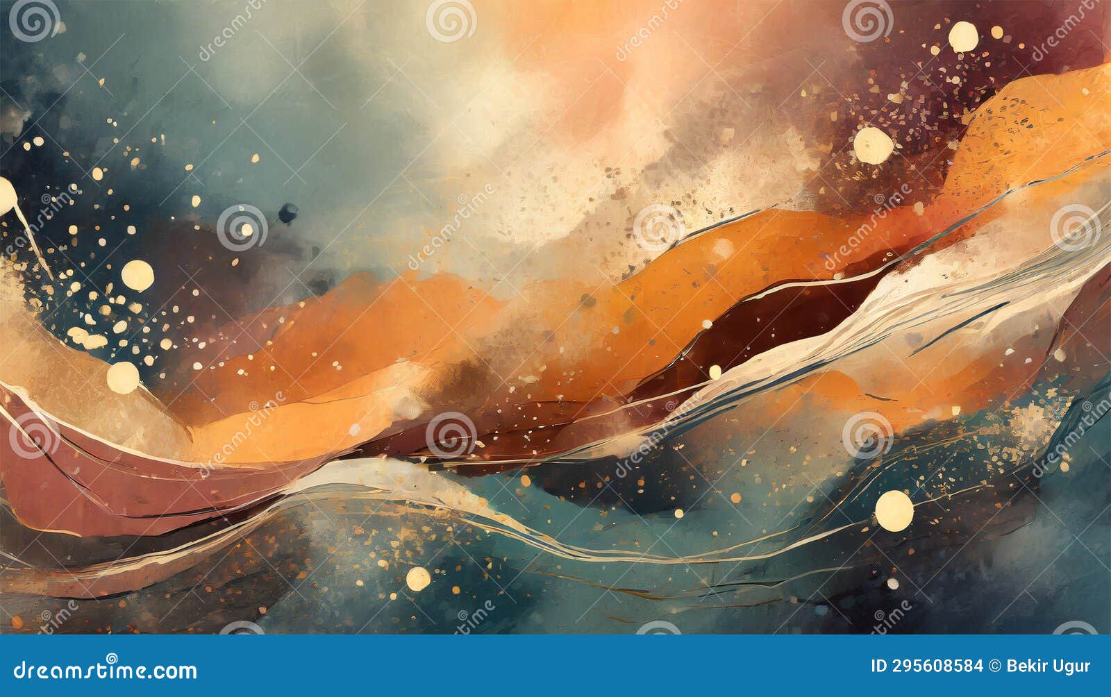 AI-Generated Create a Vibrant and Captivating Abstract Artwork that ...