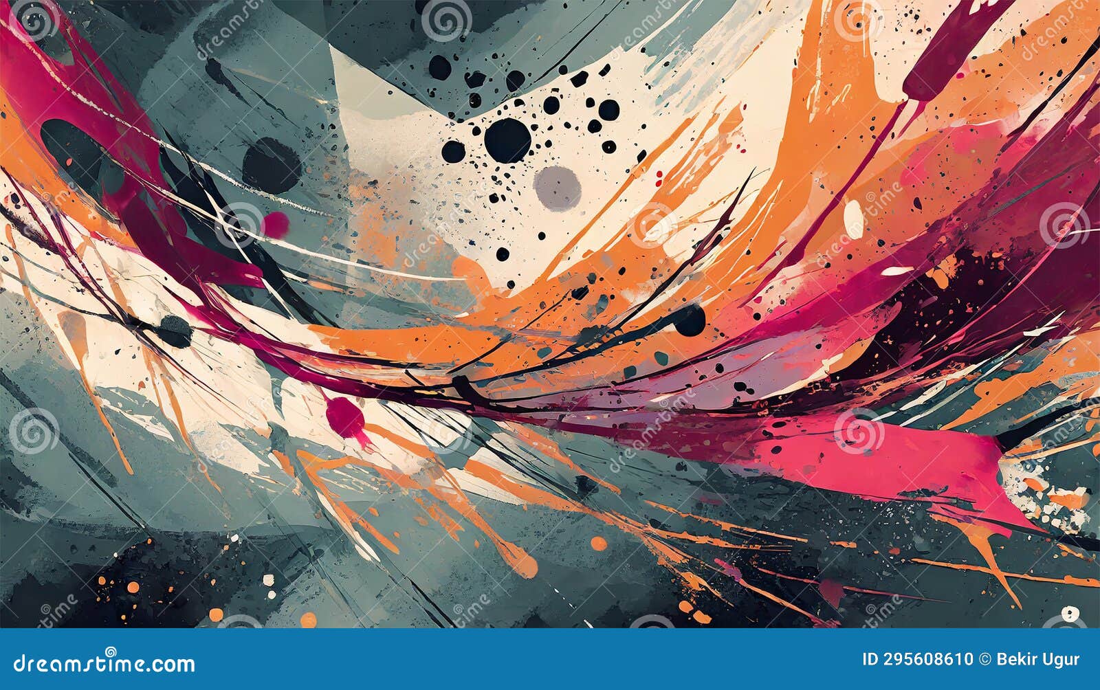 AI-Generated Create A Vibrant And Captivating Abstract Artwork That ...