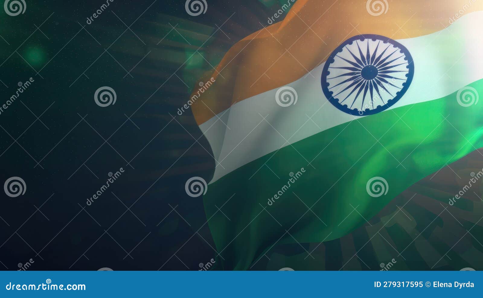 AI Generated Creative Illustration with Indian Flag Concept Stock ...