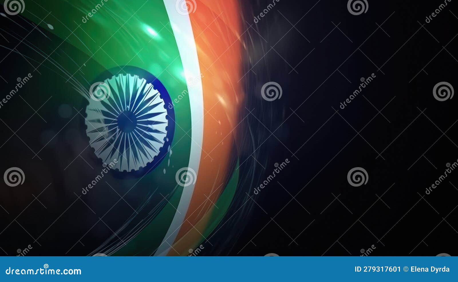 AI Generated Creative Illustration with Indian Flag Concept Stock ...