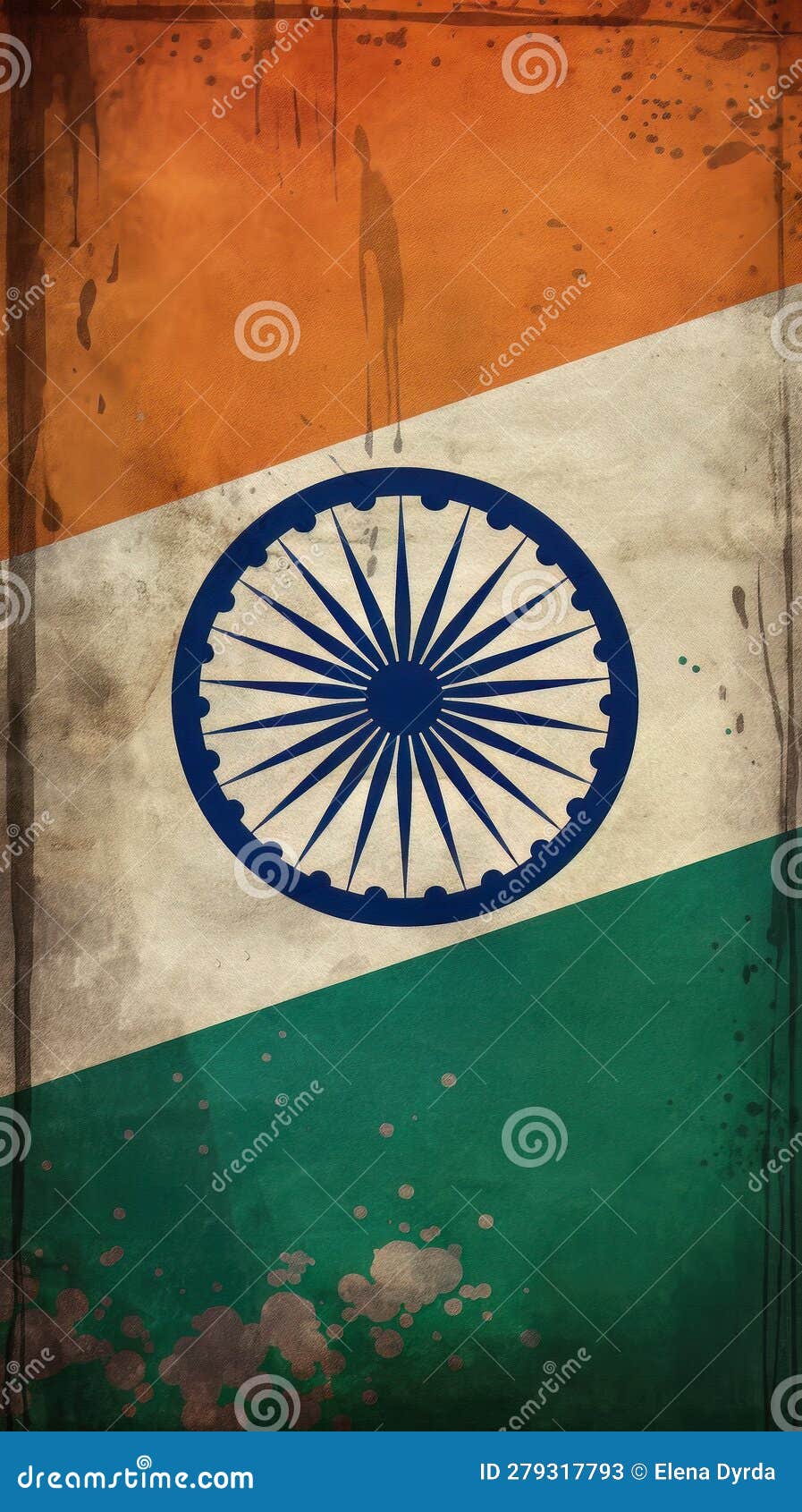 AI Generated Creative Illustration with Indian Flag Concept Stock ...