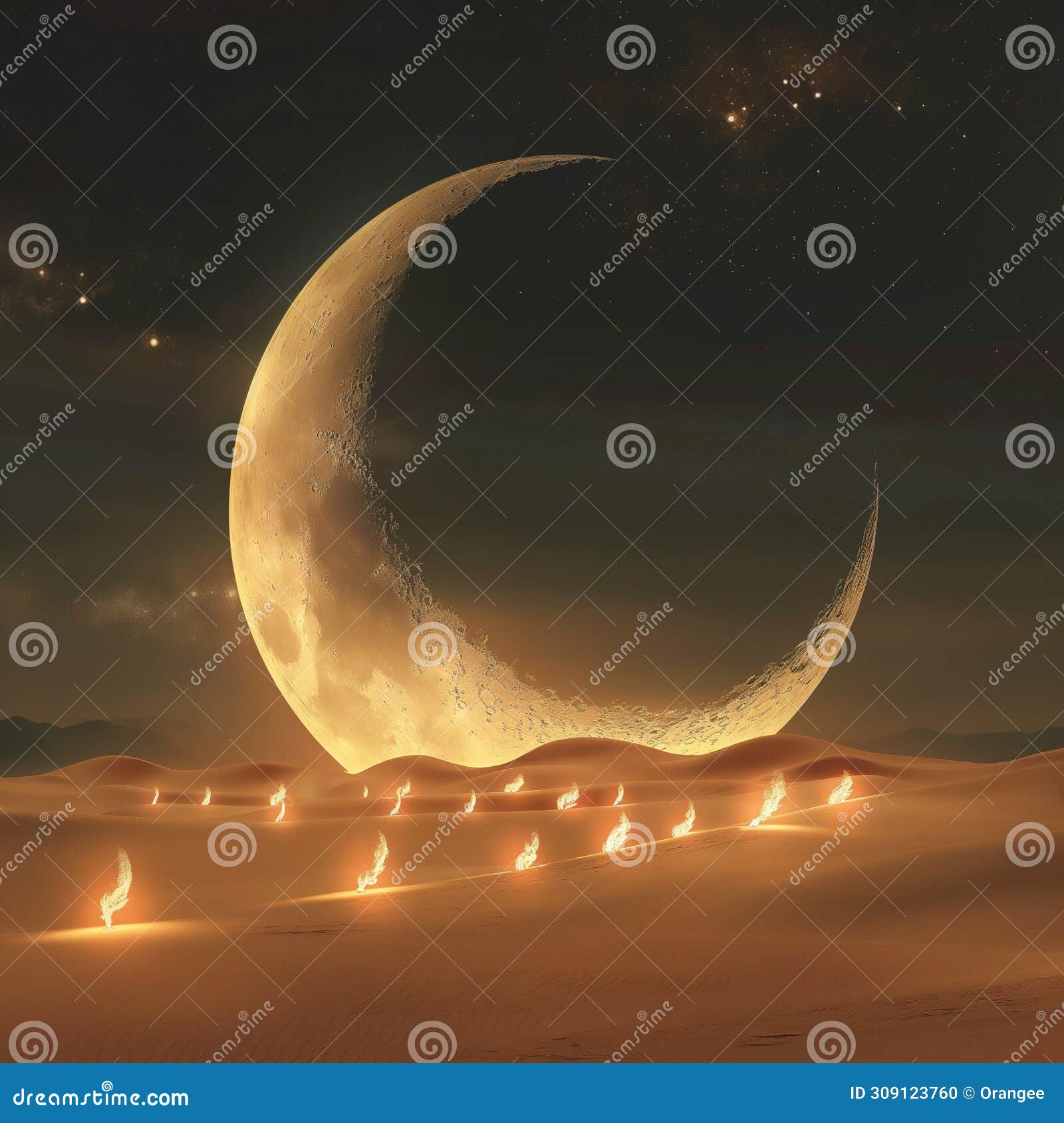 Ai Generated The Moon And Its Various Phases Depicted In A Diagram ...