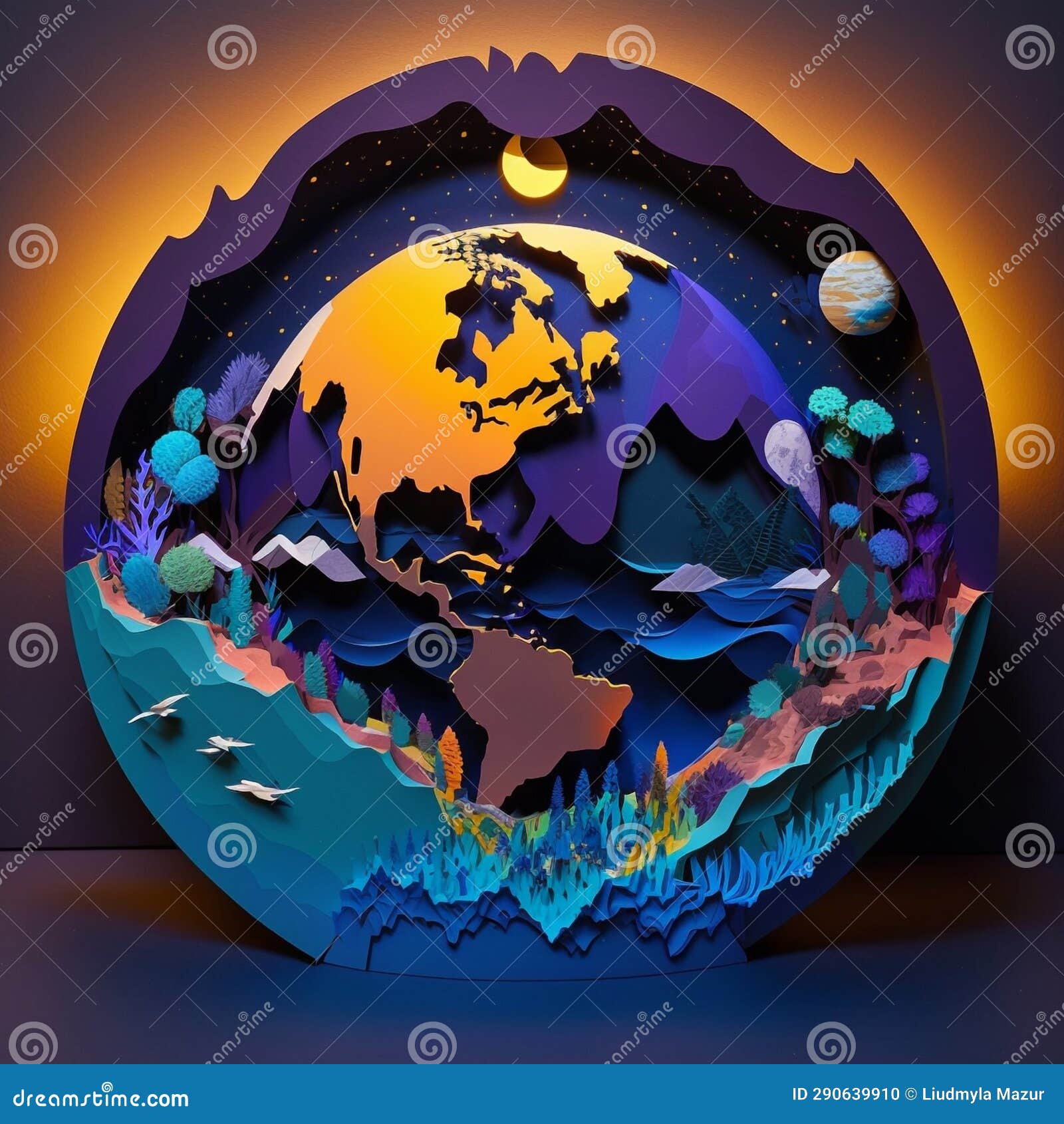 AI Generated 3D Illustration Celebrating the Creative Fusion of the ...