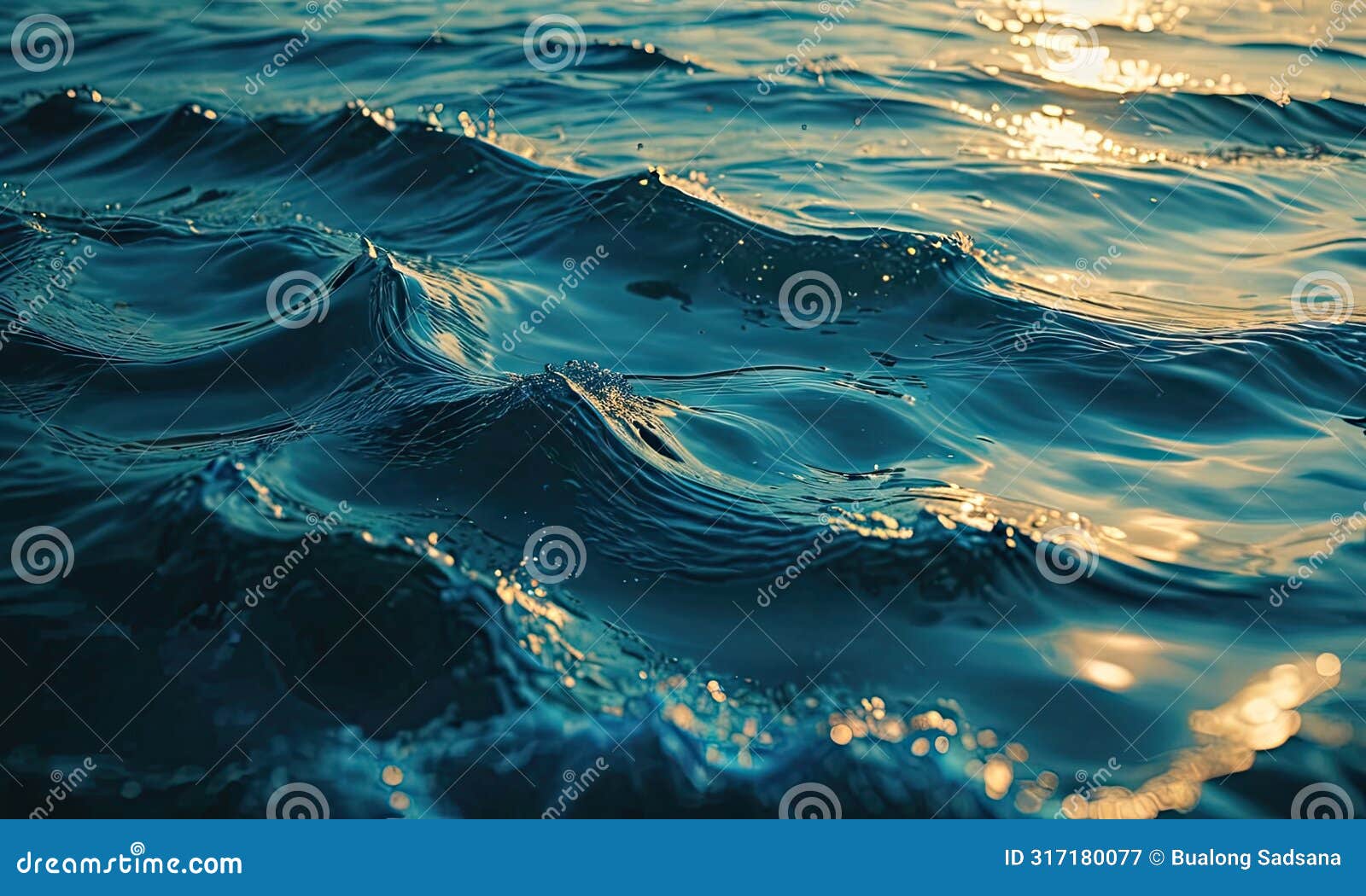 A Close Up of a Body of Water with Ripples and Waves. Stock ...