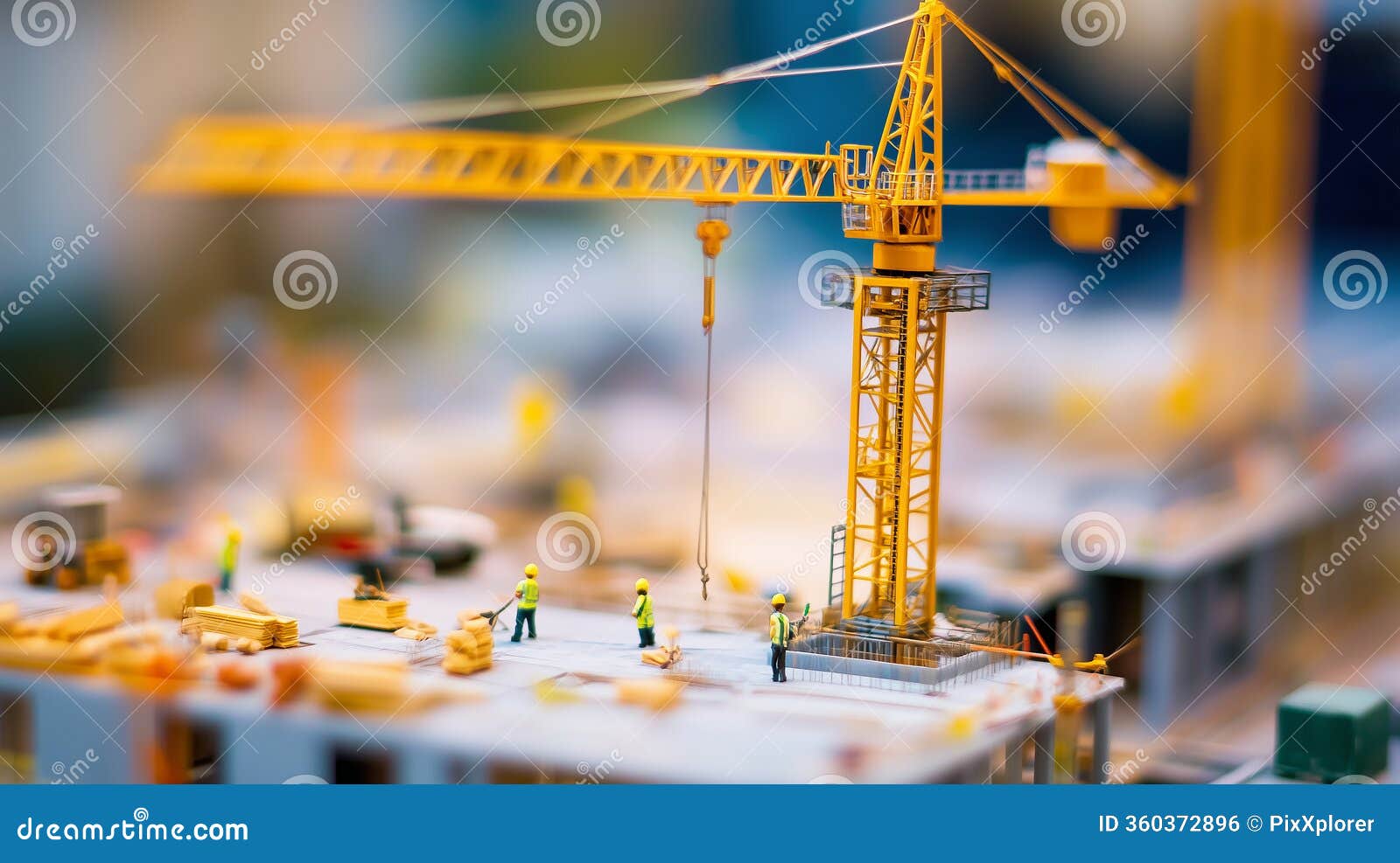 Scale Tower Crane Vector Silhouette Isolated. Building Machine On Construction Site. Tower ...