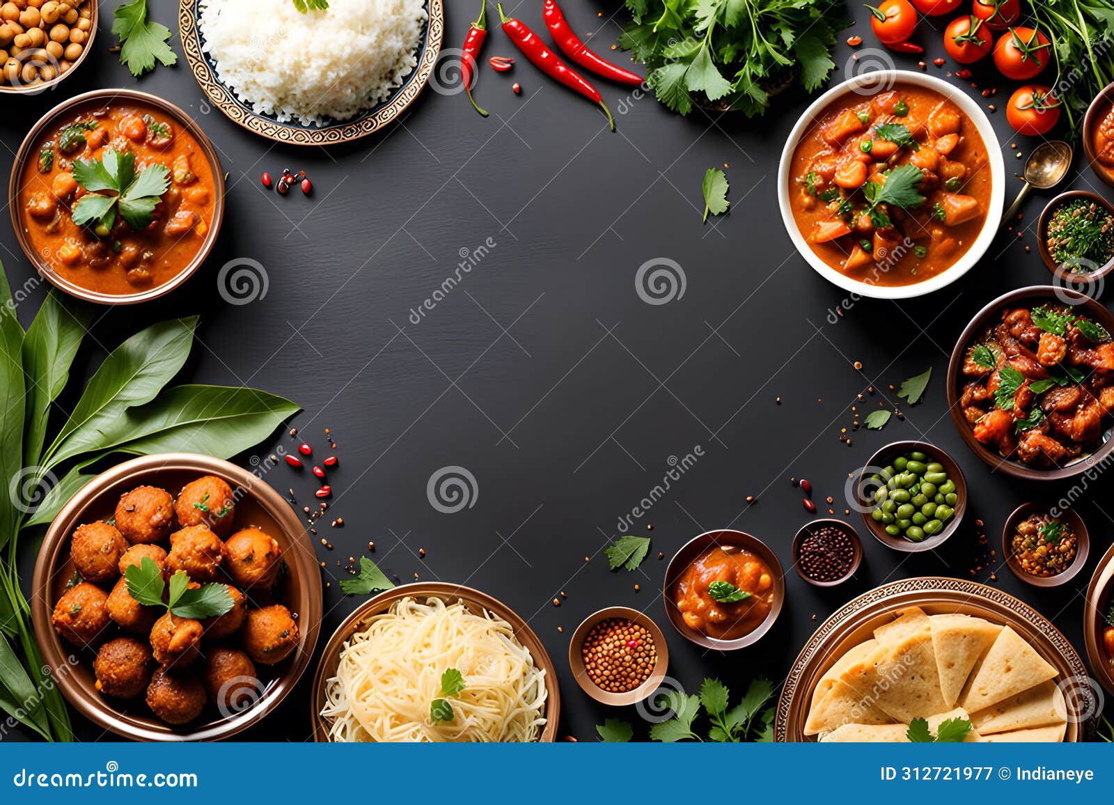 Display Regional Delicacies Against a Culturally Rich Backdrop with ...