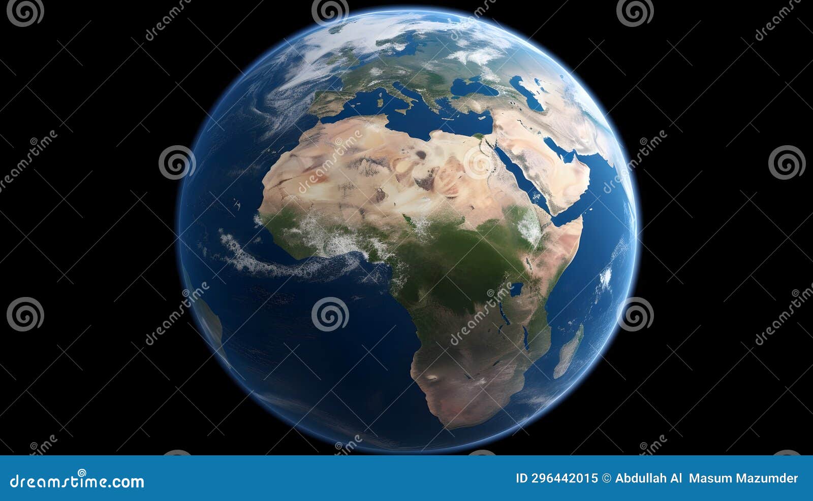 Ai Generated Earth Planet Viewed from the Sky at Night Scape View ...