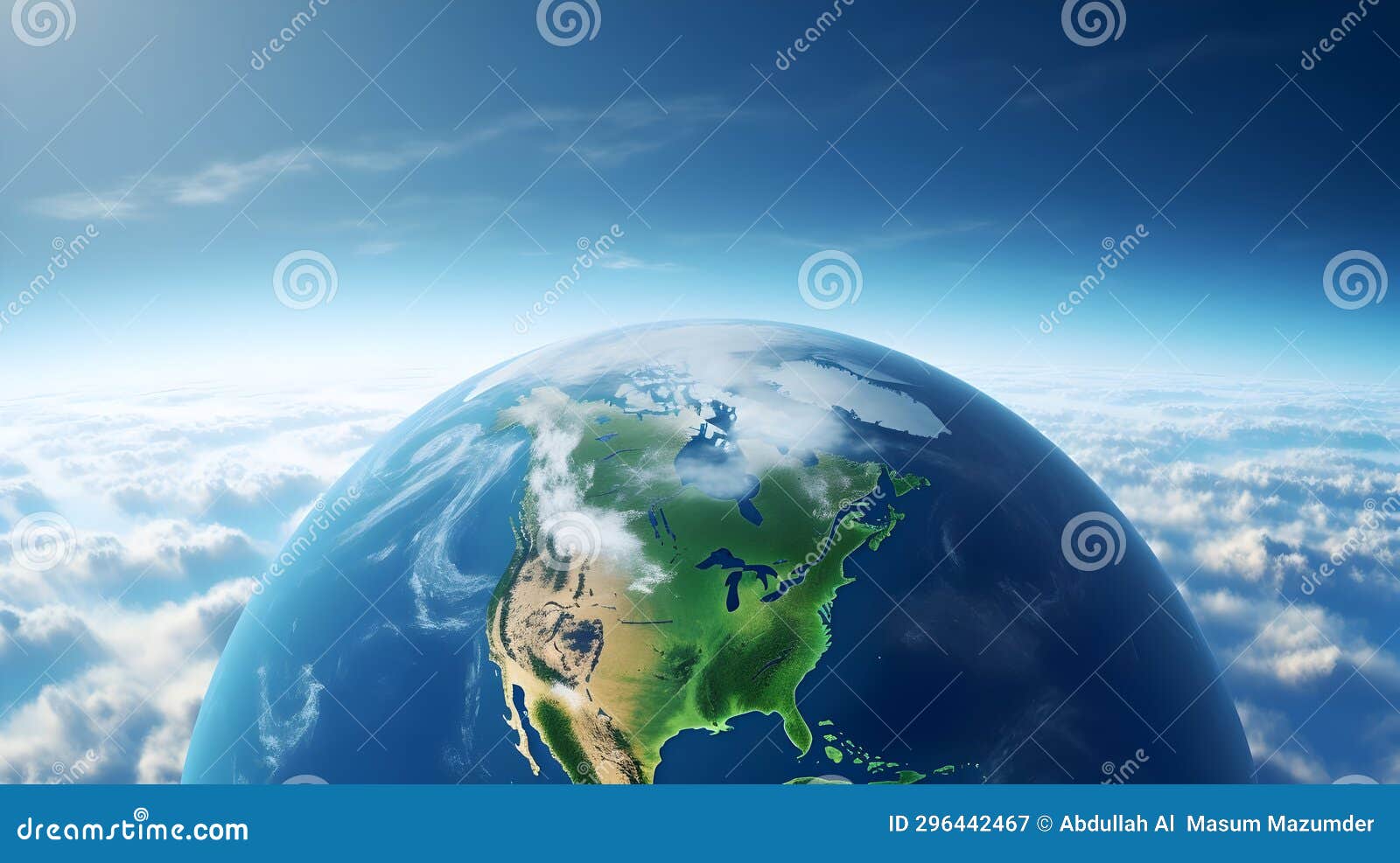 Ai Generated Earth Planet Viewed from the Sky at Night Scape View ...