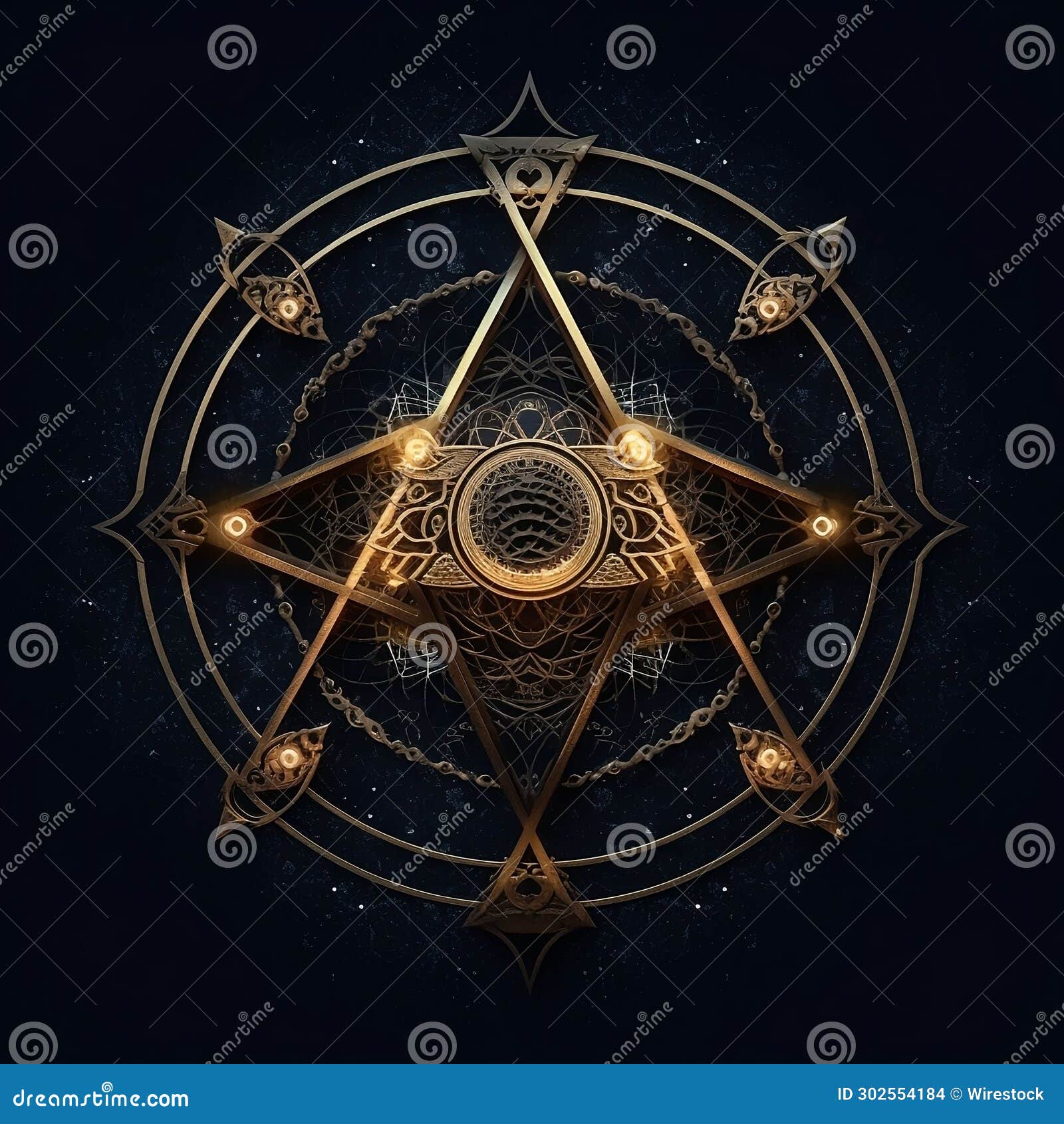 AI Generated Firefly Epic Symbol Stock Illustration - Illustration of ...