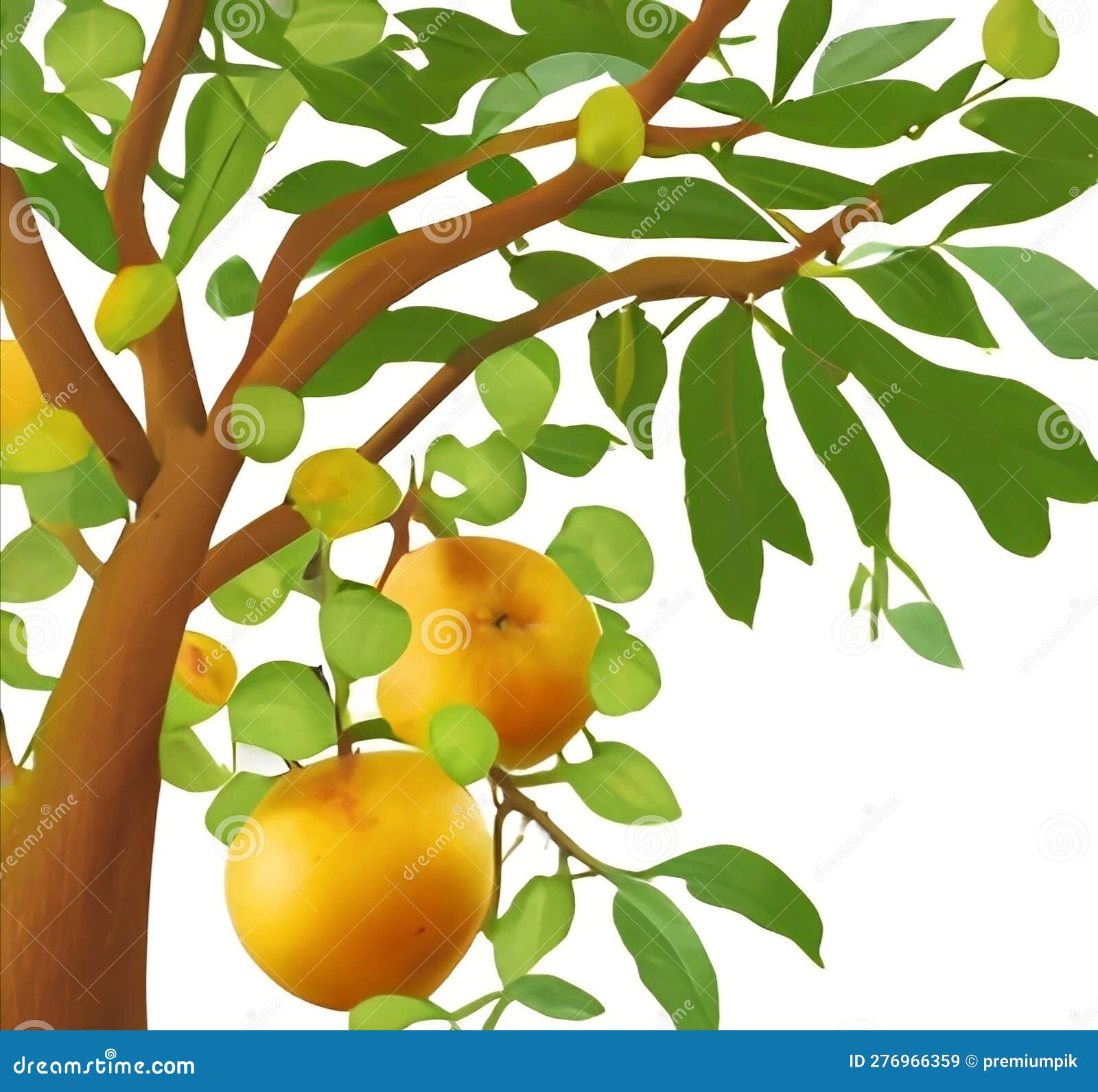 An AI-generated fruit tree stock illustration. Illustration of ...