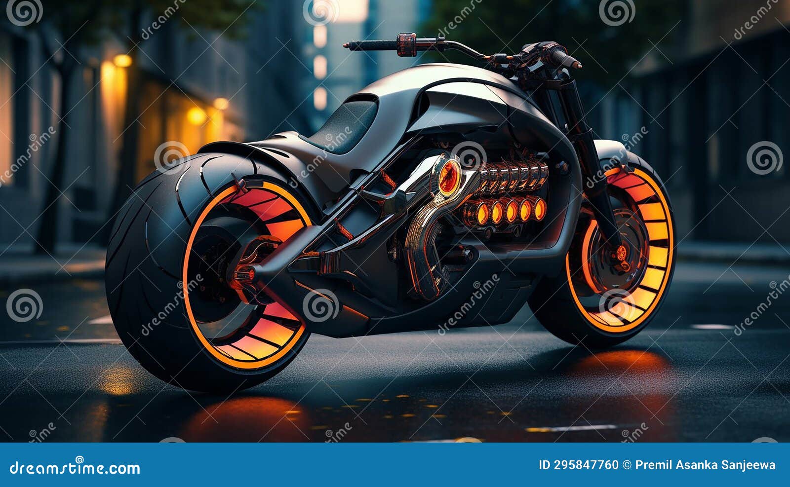 AI-generated Future Bike Concept Stock Illustration - Illustration of ...