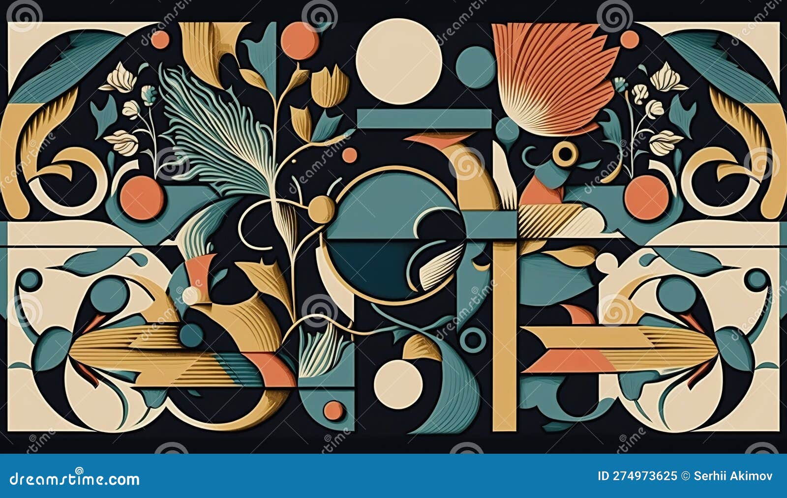 AI Generated. Generative AI. Abstract Poster Pattern. Inspired by ...