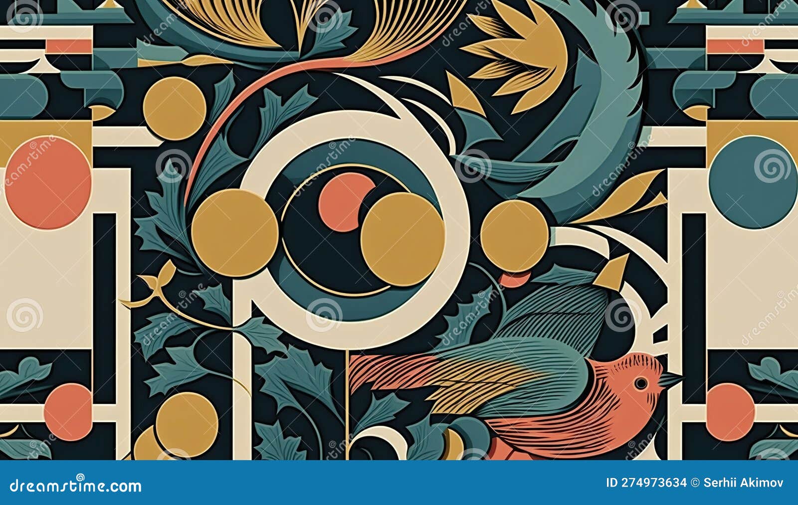 AI Generated. Generative AI. Abstract Poster Pattern. Inspired by ...