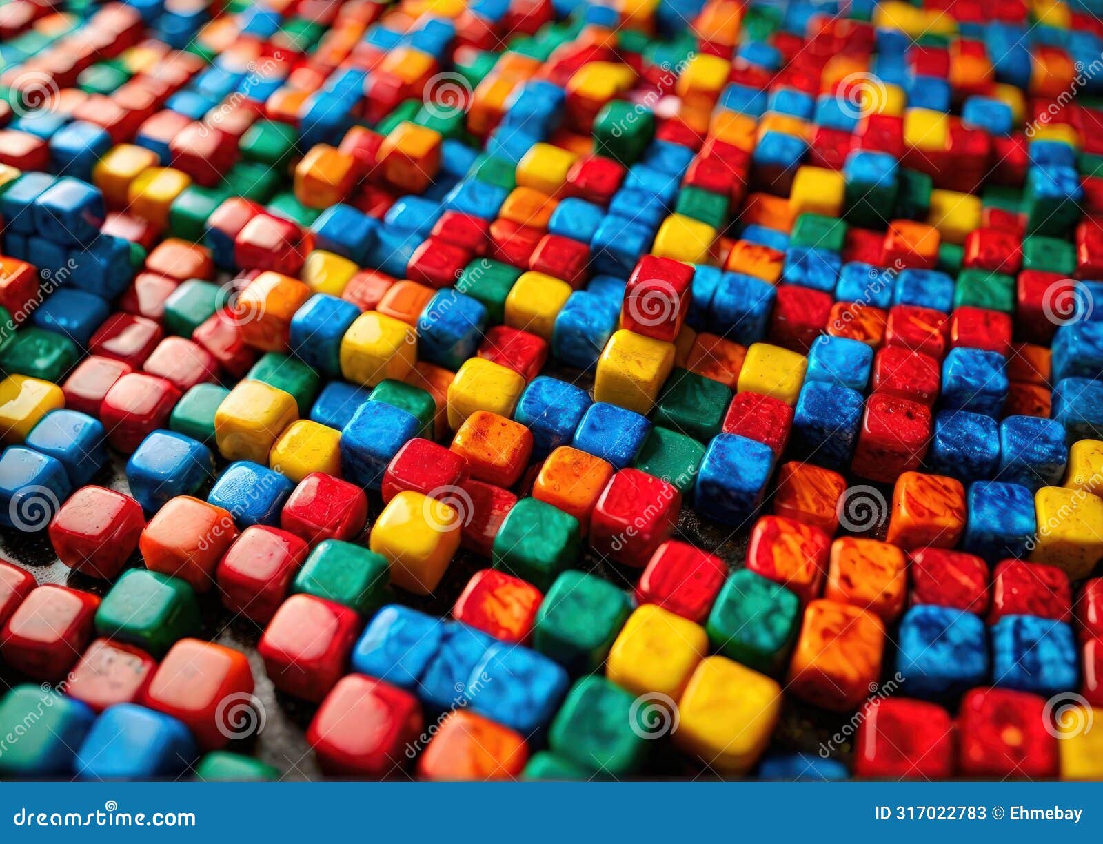 AI Generated Geometric Abstract Art: Rubik S Cube Background HD Photo ...