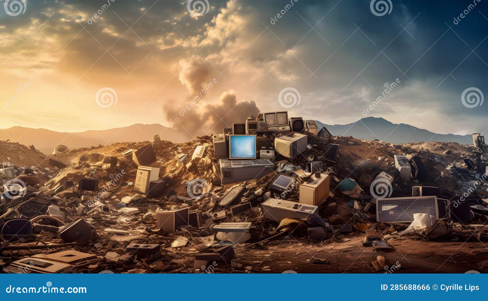 A Mountain Of Discarded Plant Matter Kitchen Scraps And Manure ...