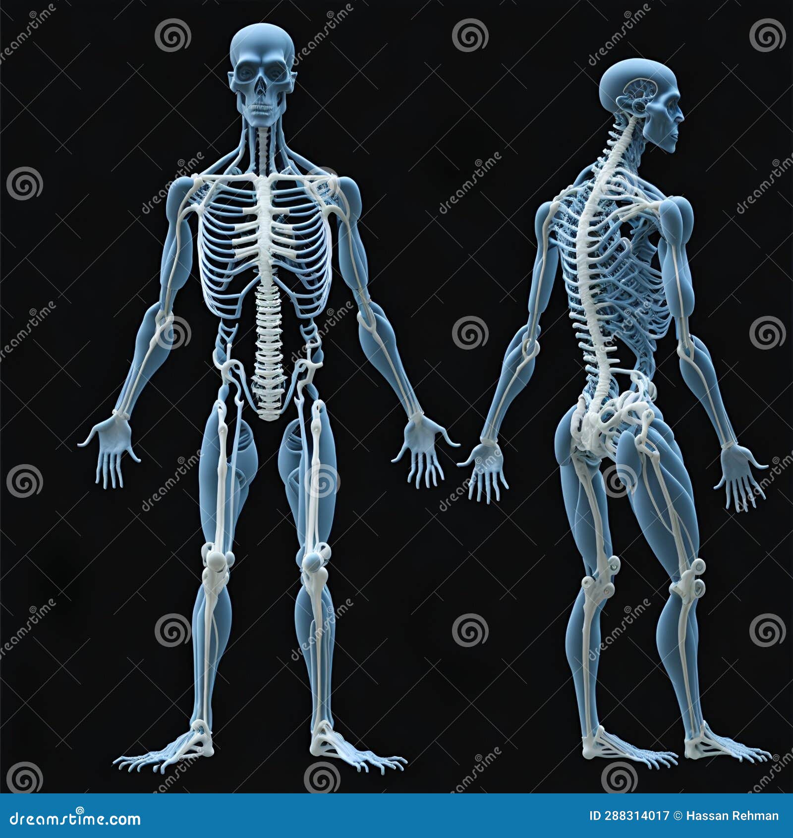 Human Body Part. Ai Generated Stock Illustration - Illustration of ...
