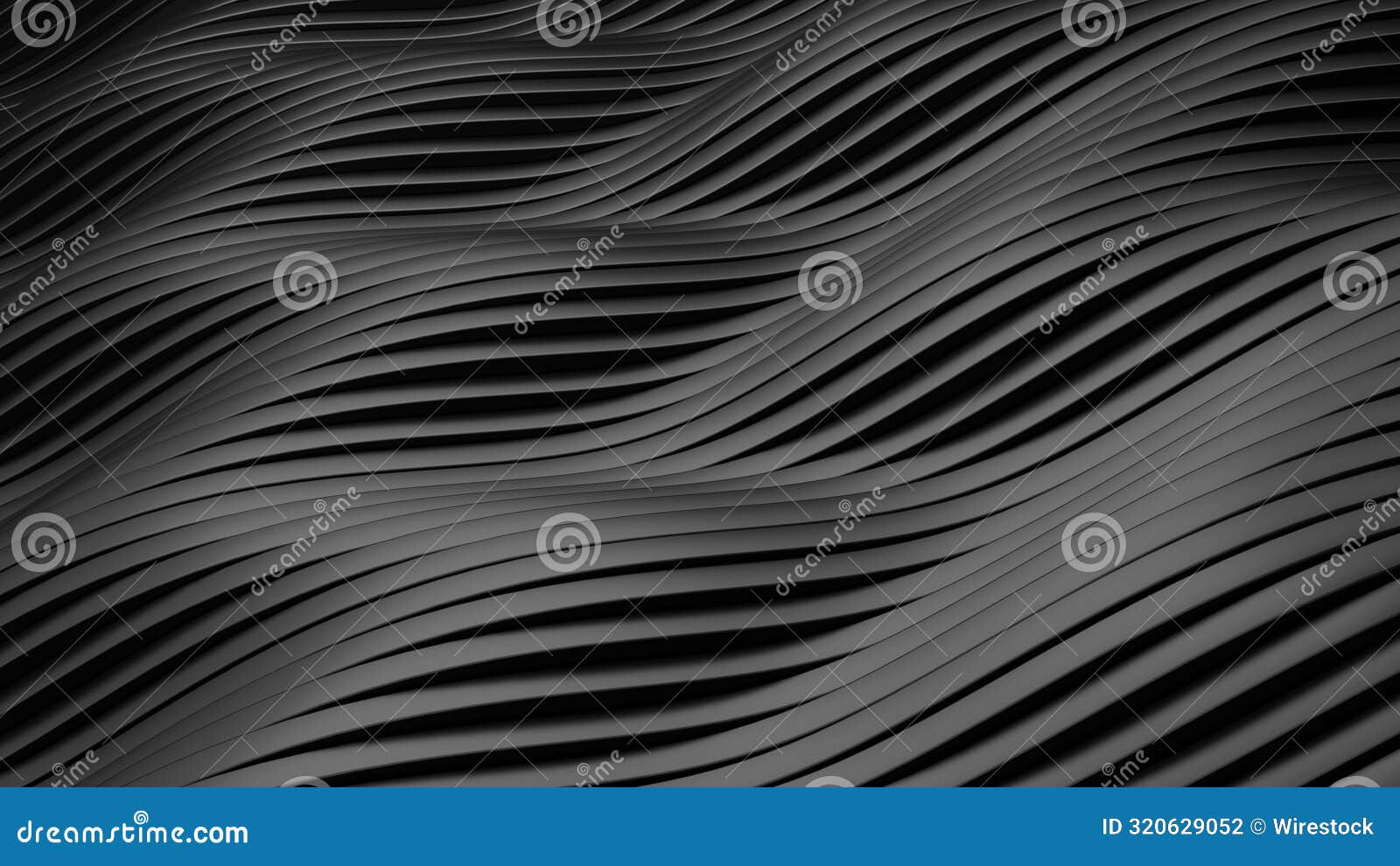 Abstract Black Wave Background Stock Photo - Image of curves, artistic ...