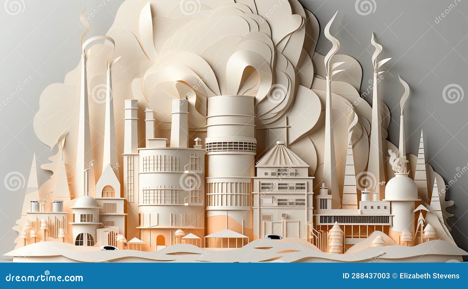 The Complexity of Modern Manufacturing Stock Illustration ...