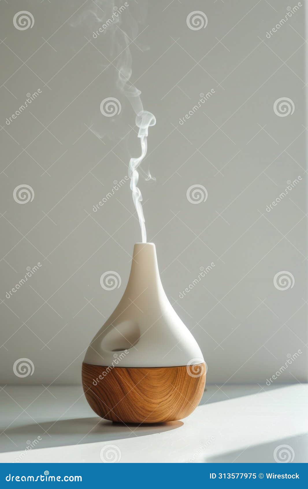 AI Generated Illustration of an Aromatic Mist Emanating from a Modern ...