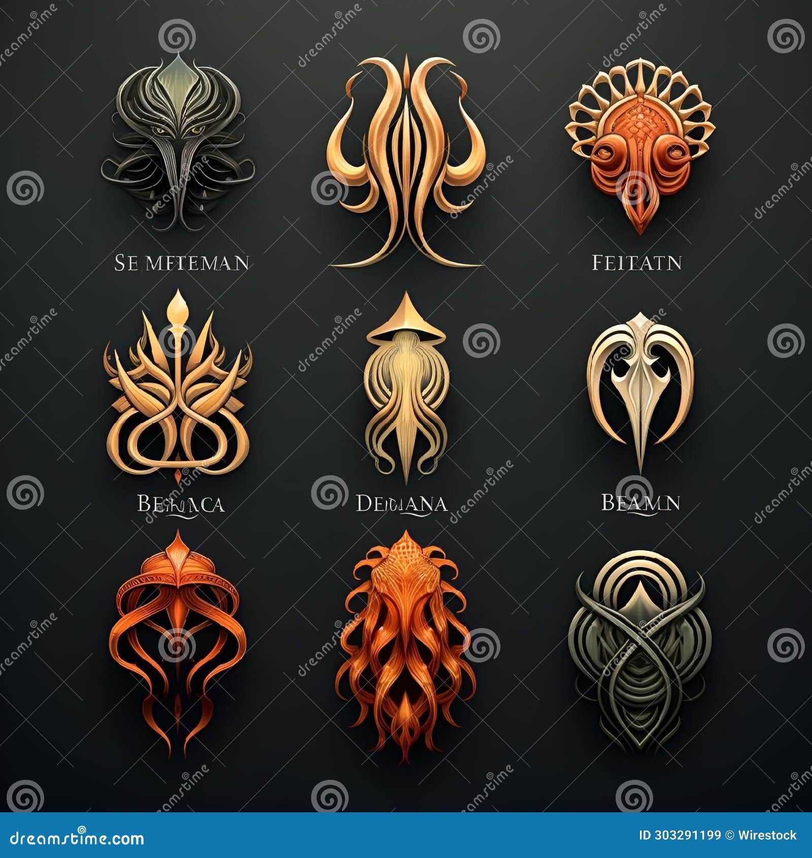 Stylized Shapes In The Style Of Martin Puryear: A Digital Symmetry ...