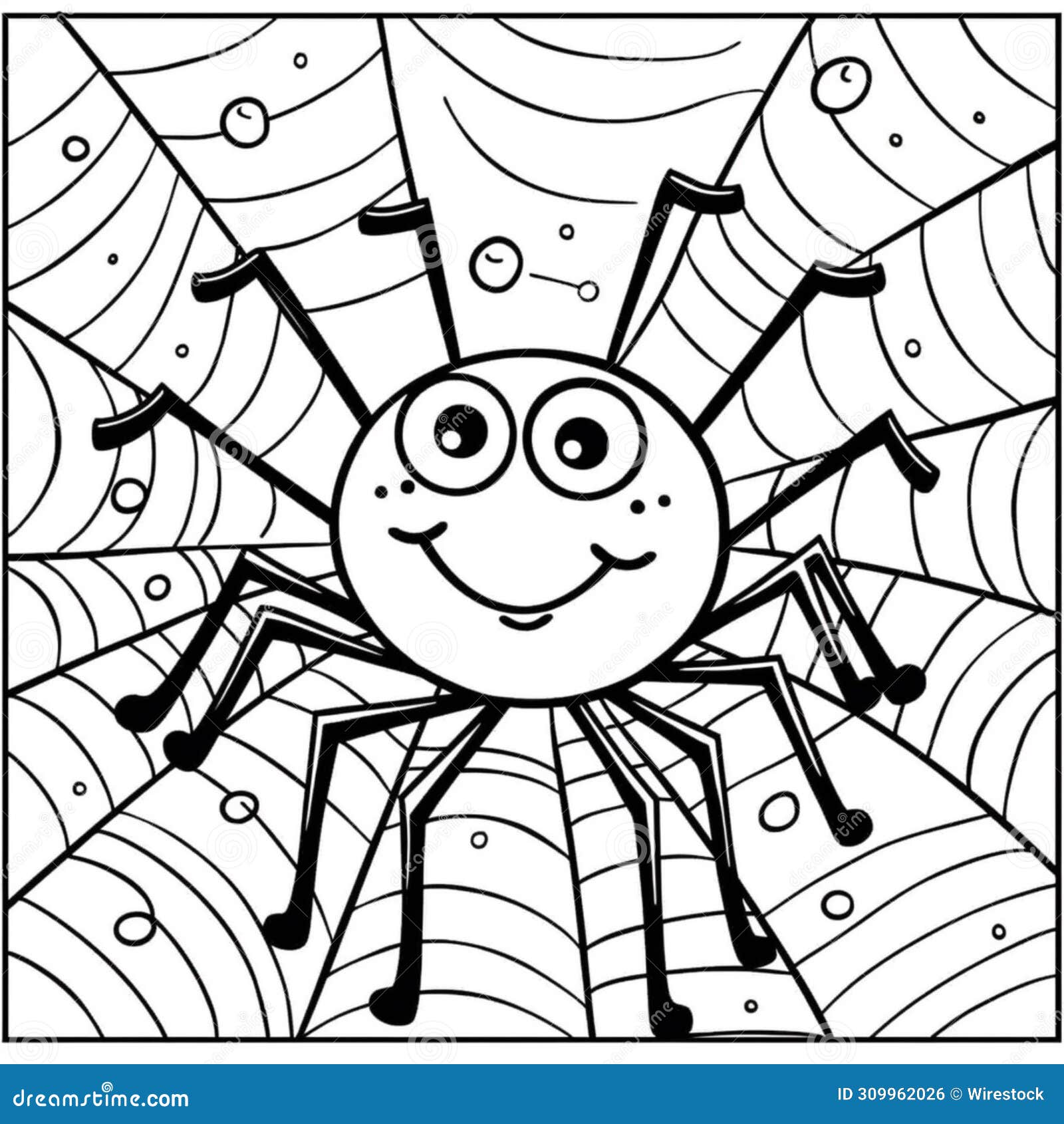 AI Generated Illustration of a Cartoon Spider with Missing Legs on Its ...