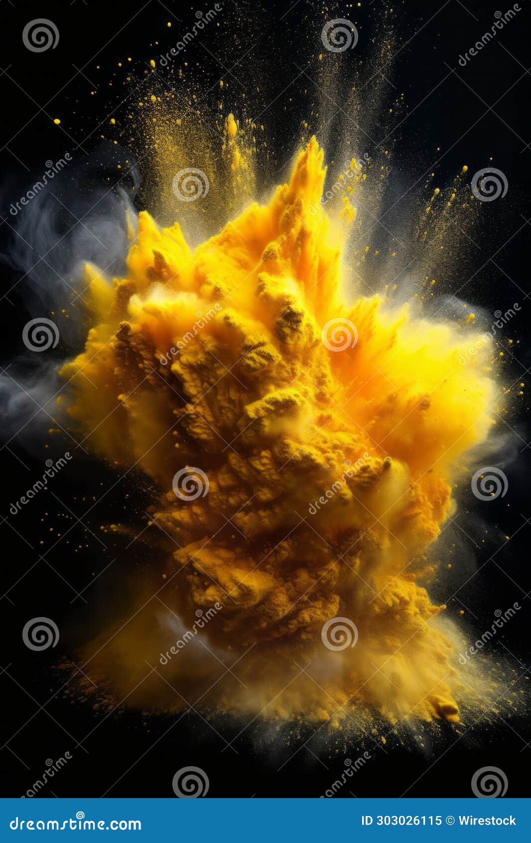 Explosion Of Yellow Cubes Minecraft Video Game Style Stock Photography ...