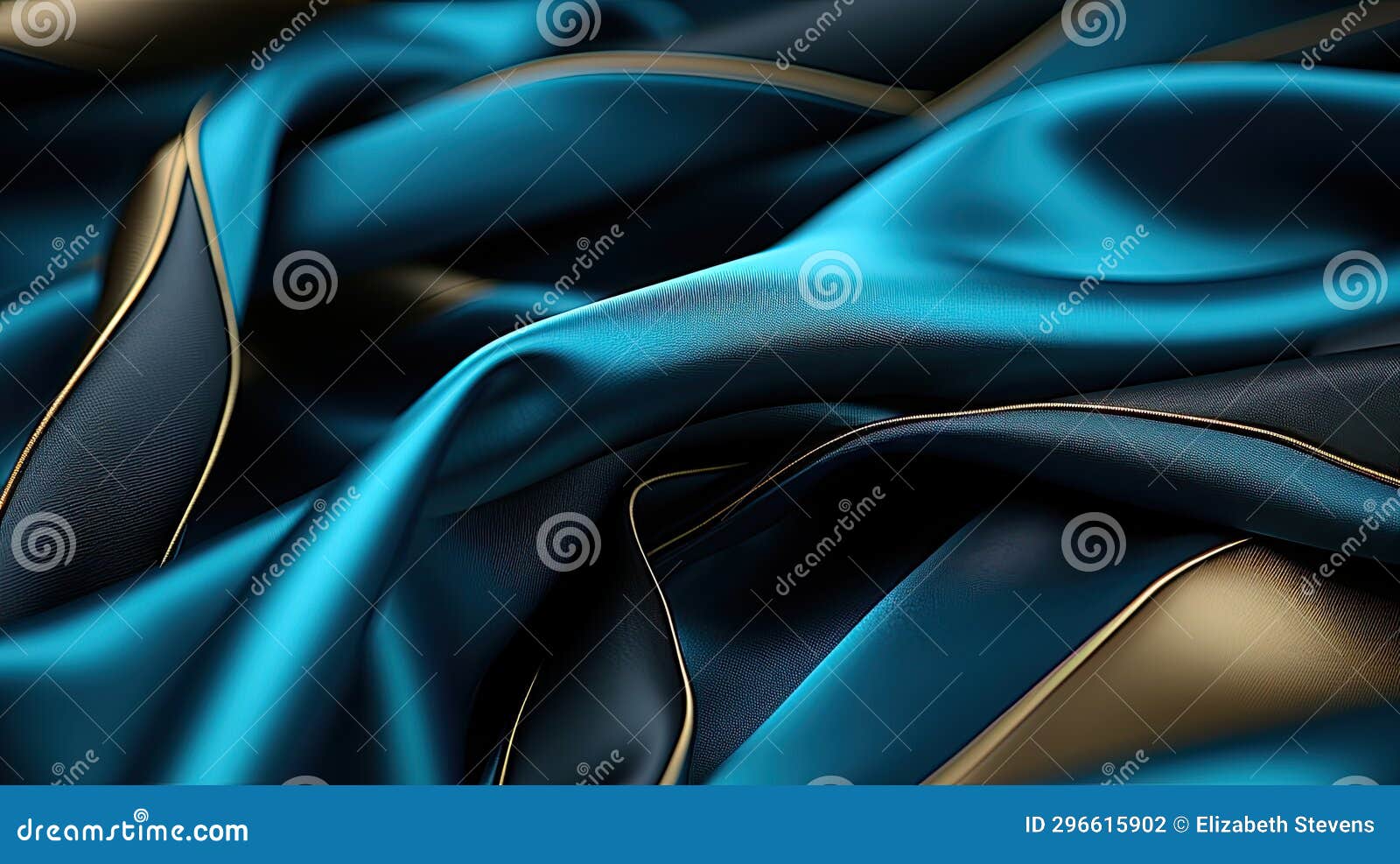 A Swath of Elegance in Textile Stock Illustration - Illustration of ...