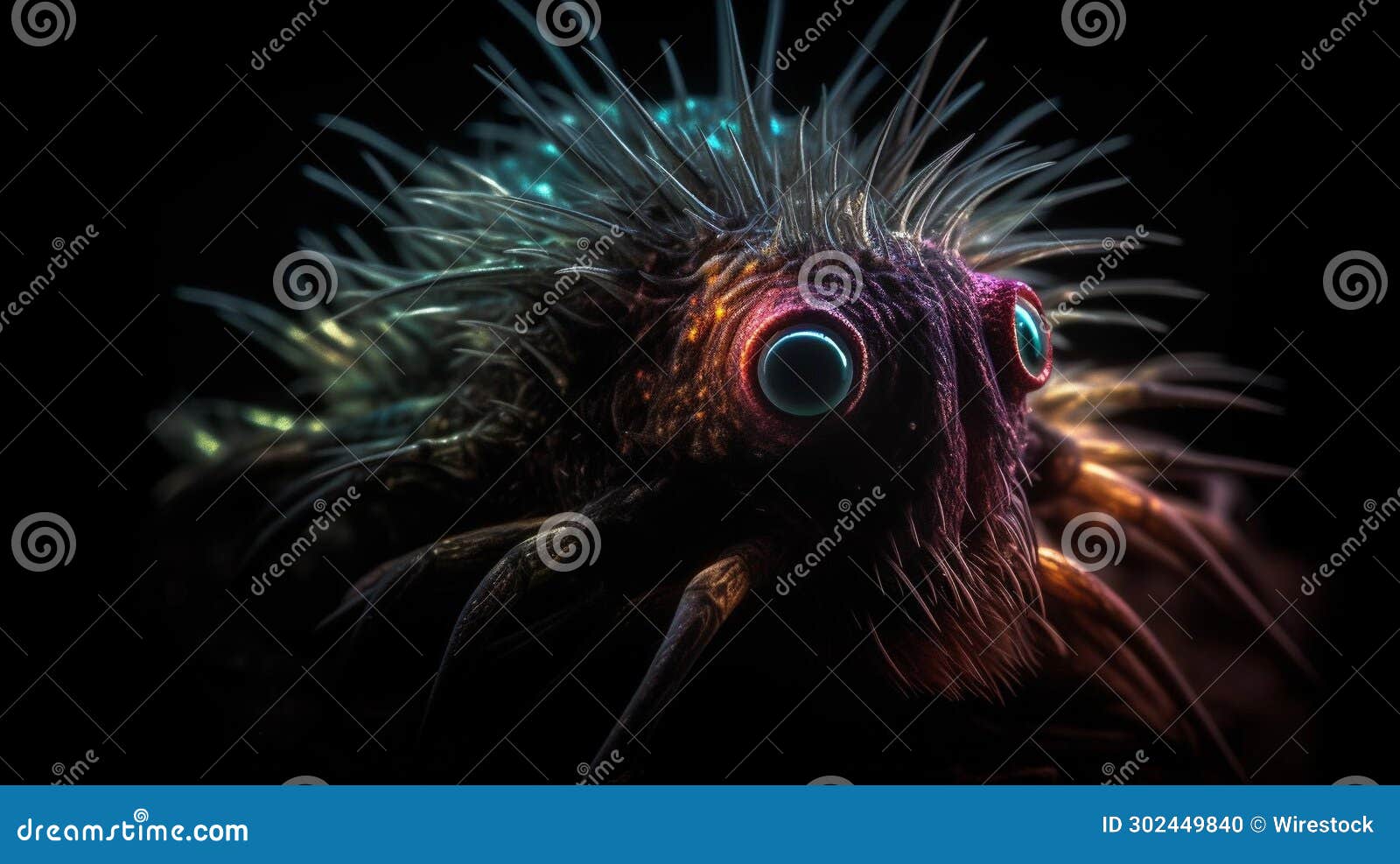 Fictional Insect Style Character Made With Paper Mache Style. Royalty ...