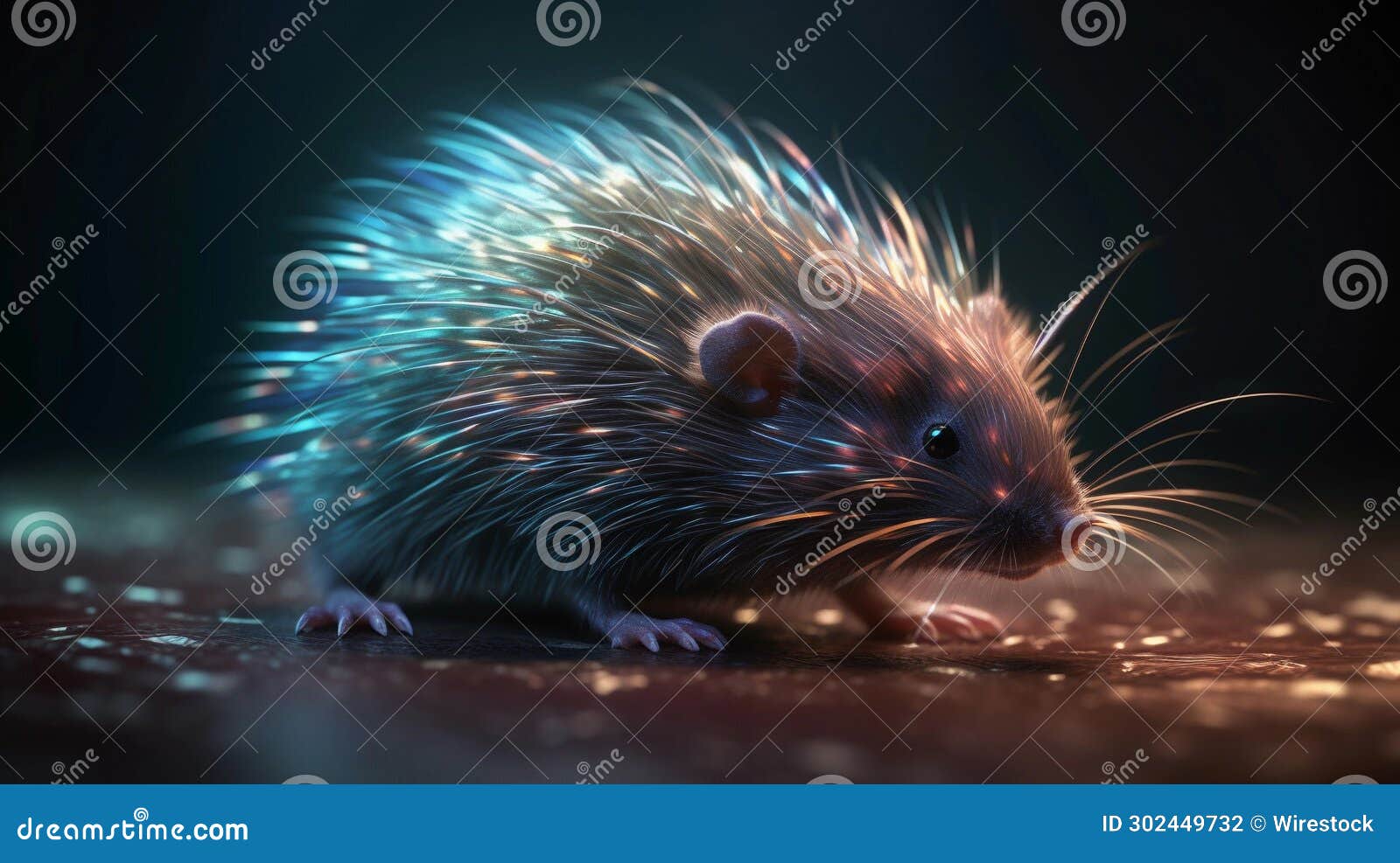 Magical Mouse With Spellbook Stock Photo | CartoonDealer.com #308637144