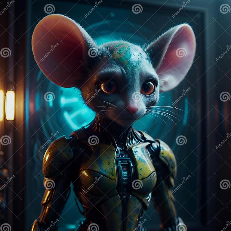 AI Generated Illustration of a Great Mouse Model Stock Illustration ...