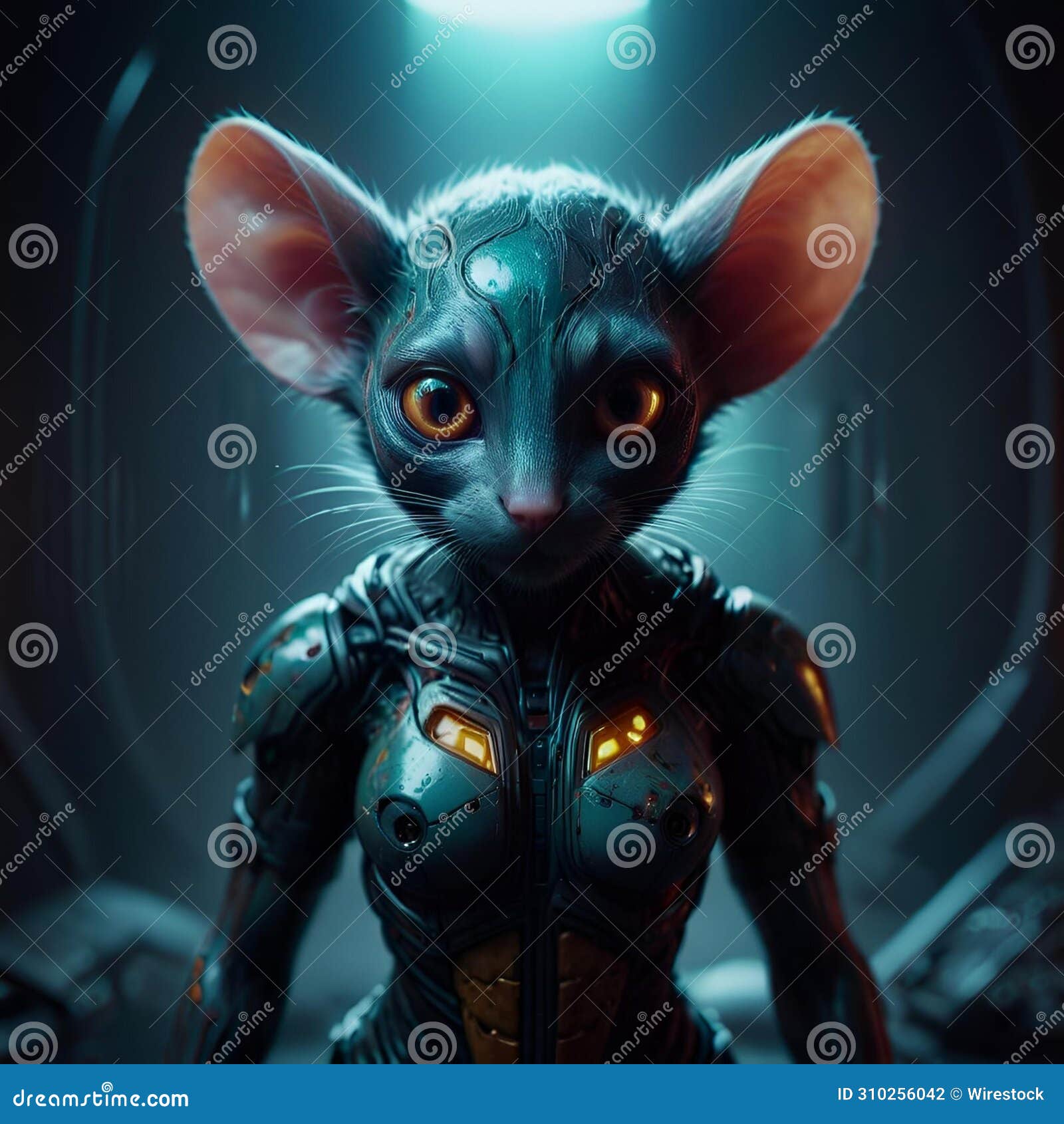 AI Generated Illustration of a Great Mouse Model Stock Illustration ...