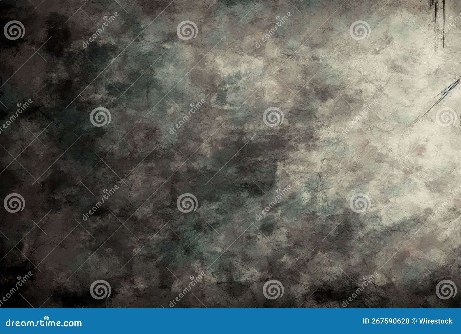AI Generated Illustration of Grungy Depressing Abstract Texture with ...