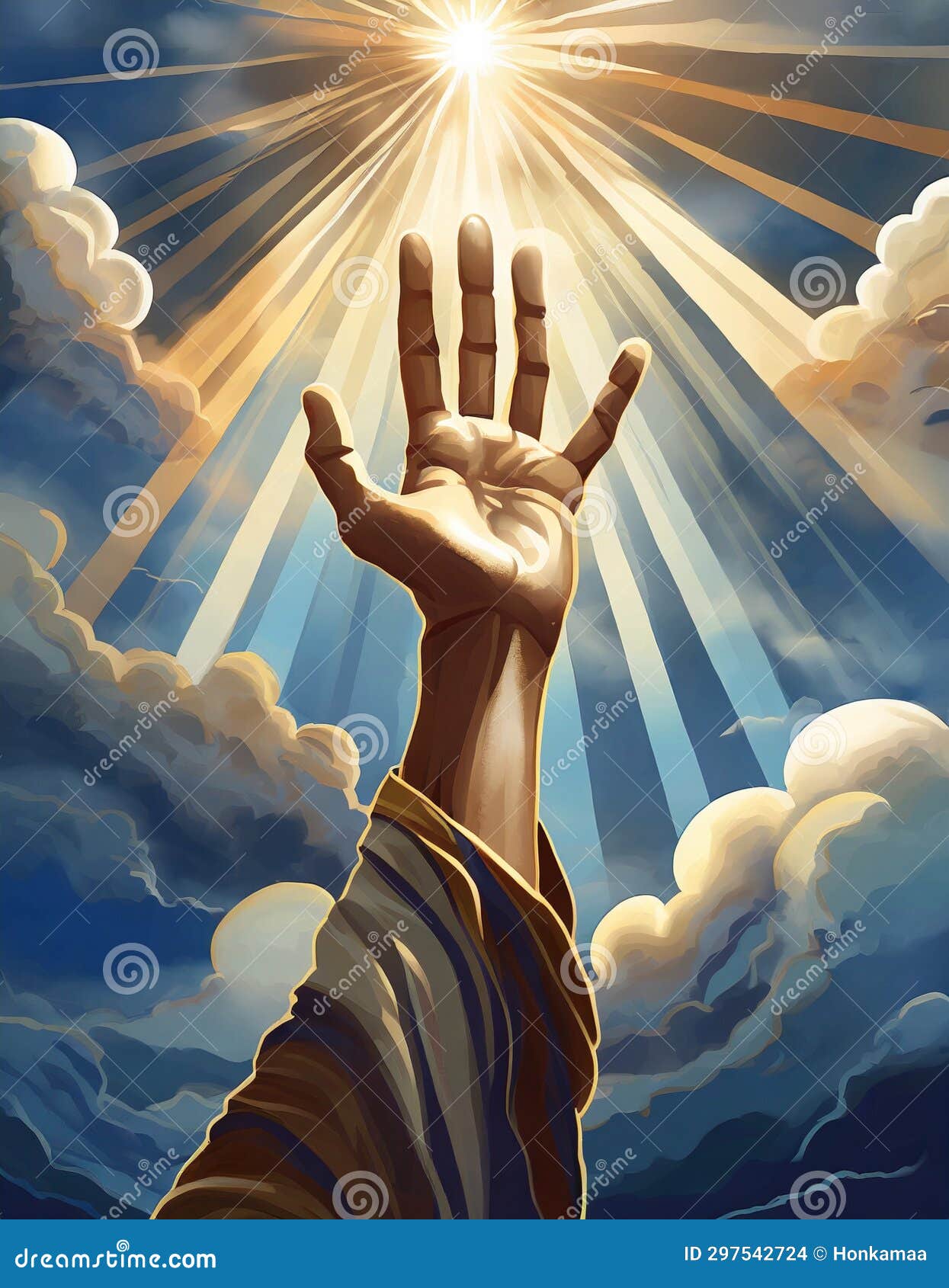 Jesus Hand Reaching Out