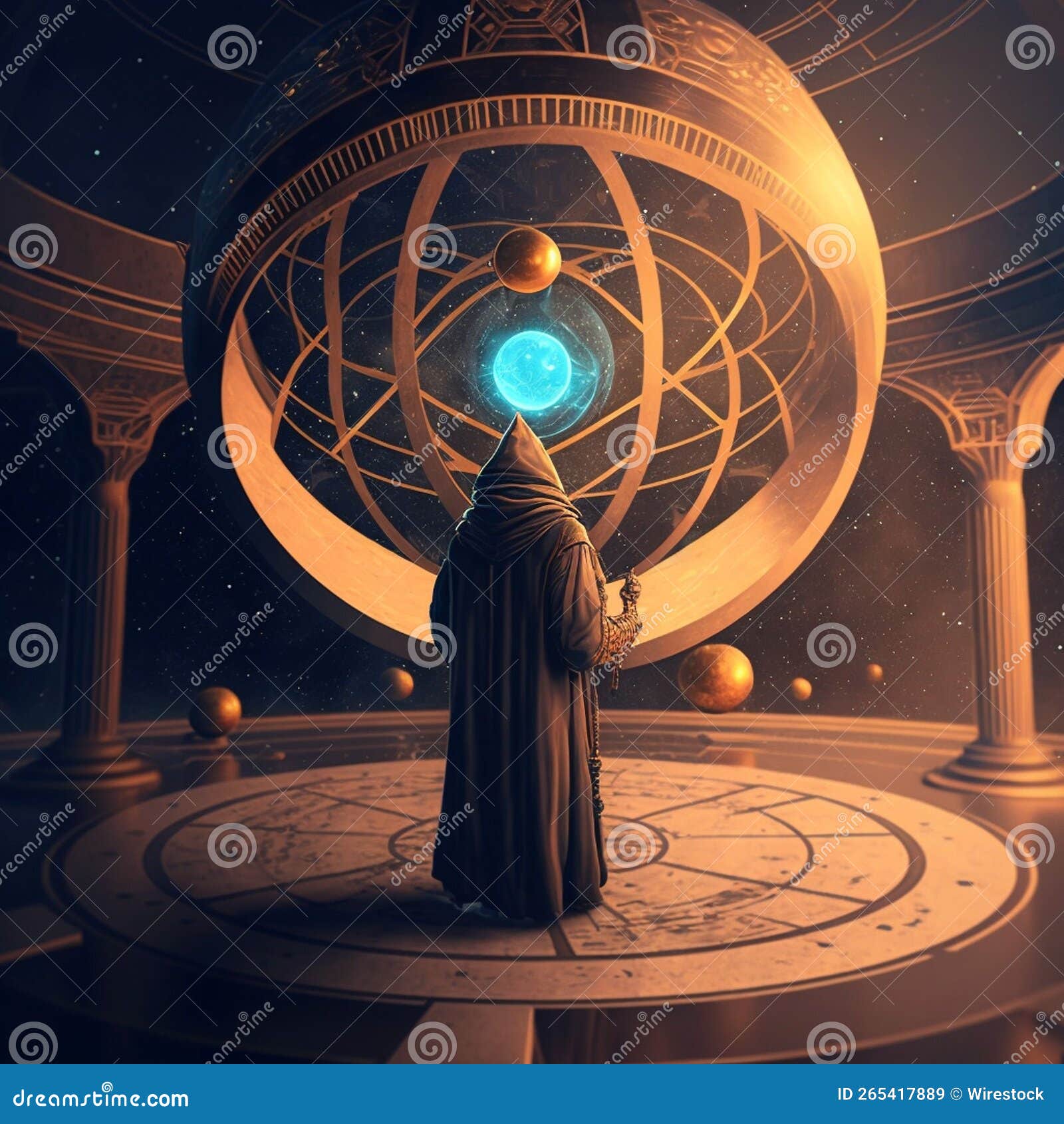 AI Generated Illustration of Human Colonizing Multiple Planets and ...