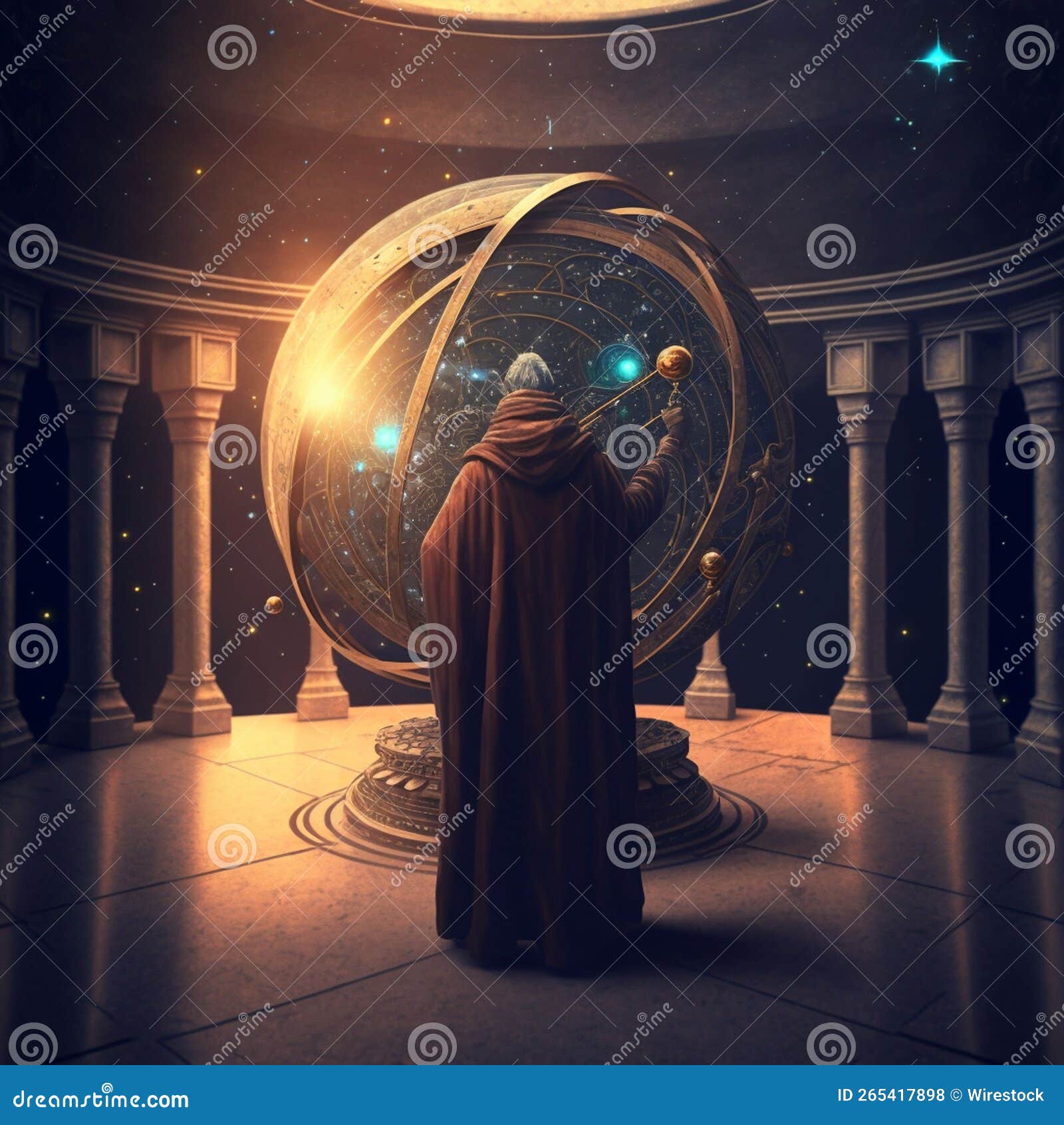 AI Generated Illustration of Human Colonizing Multiple Planets and ...