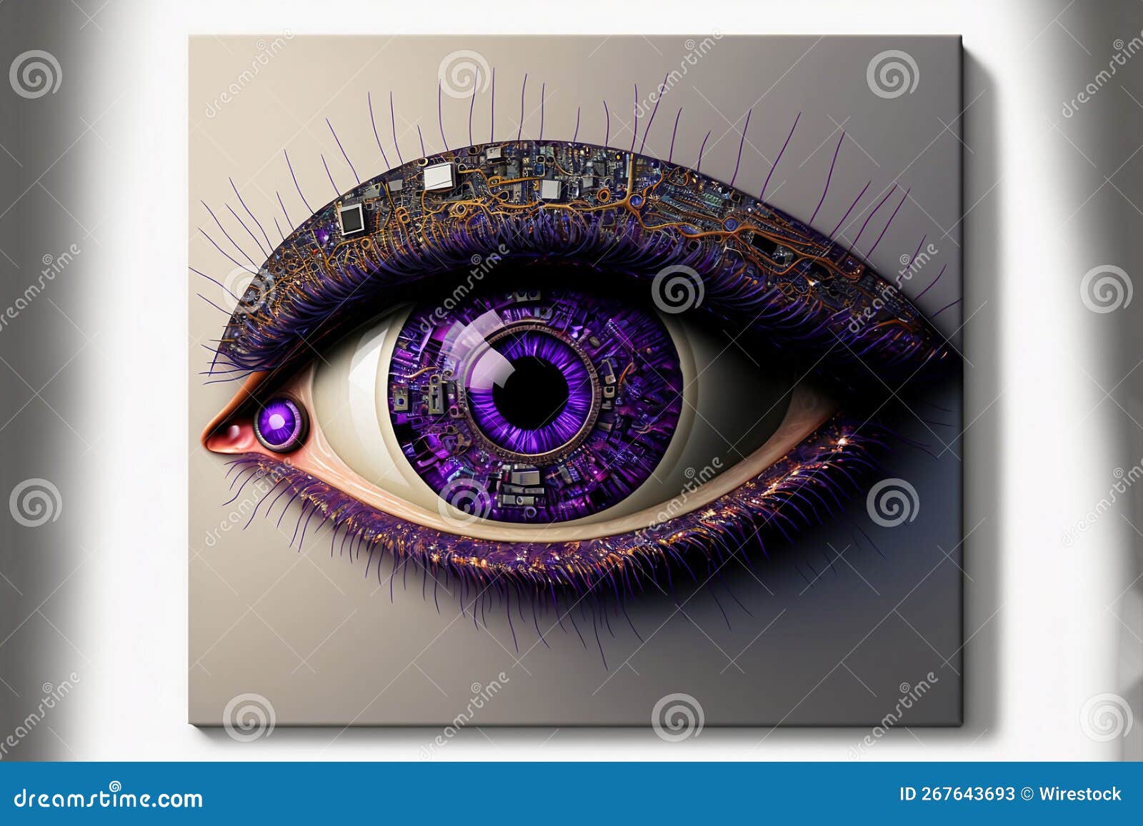 How Human Eye See Violet Surface Infographic Diagram Physics Mechanics ...