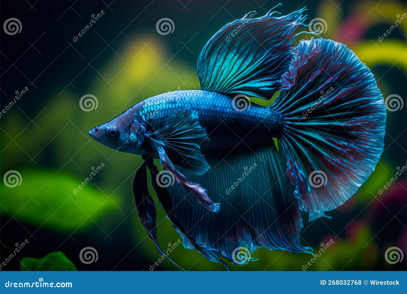 AI Generated Illustration of a Hyperrealistic Blue Siamese Fighting ...