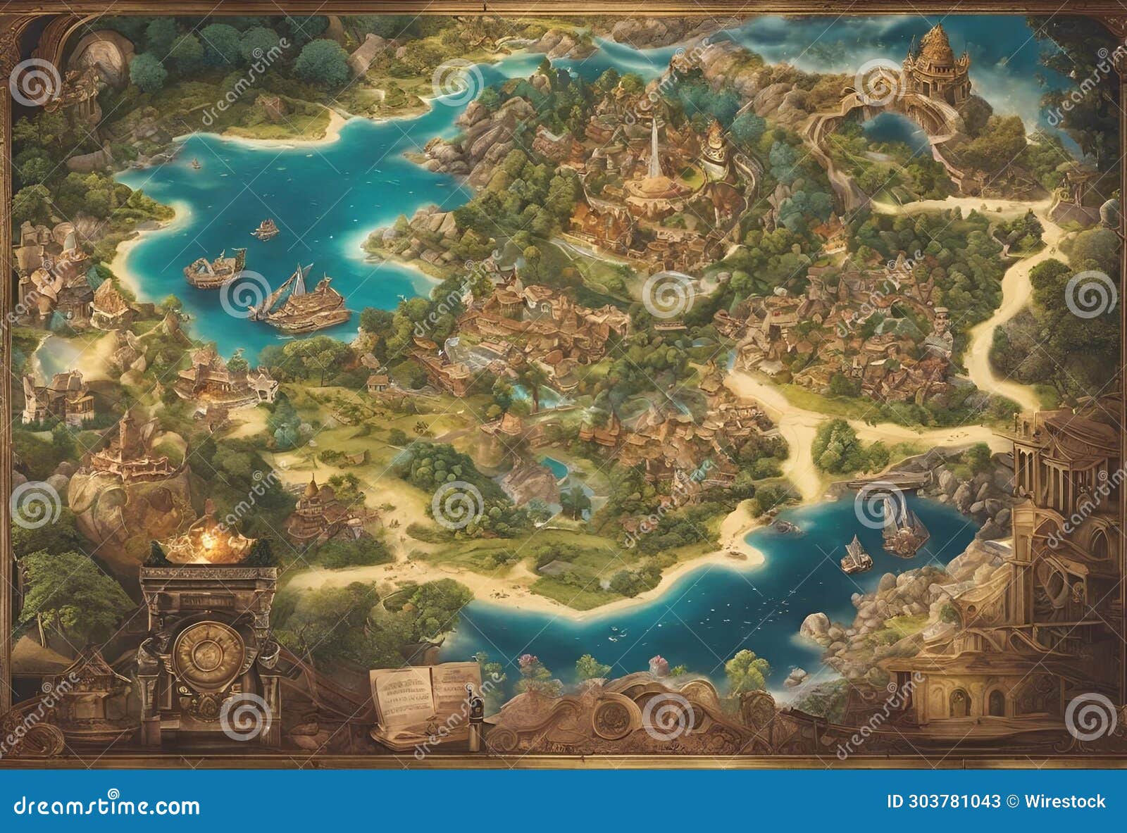 A World Map Is Displayed In The Center Of A Dark Background, Providing ...