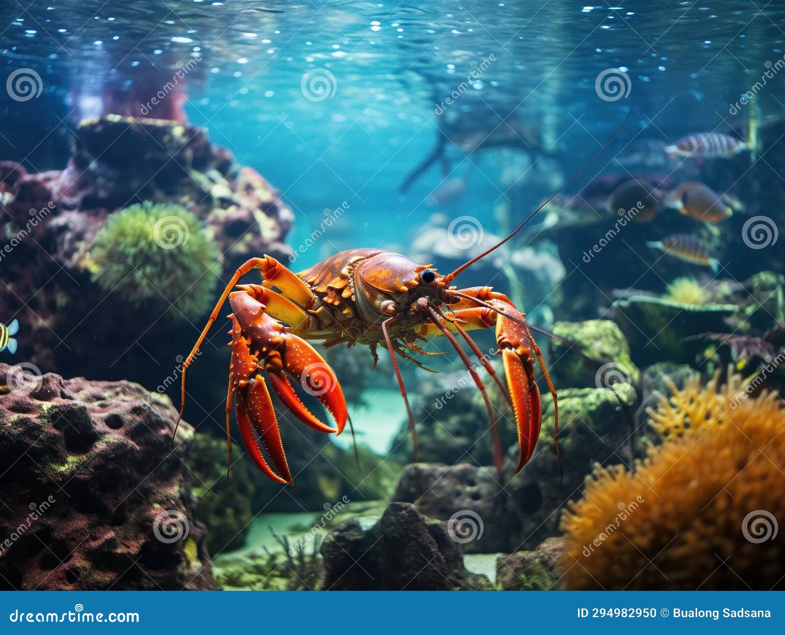 Crawfish stock illustration. Illustration of animal - 294982950