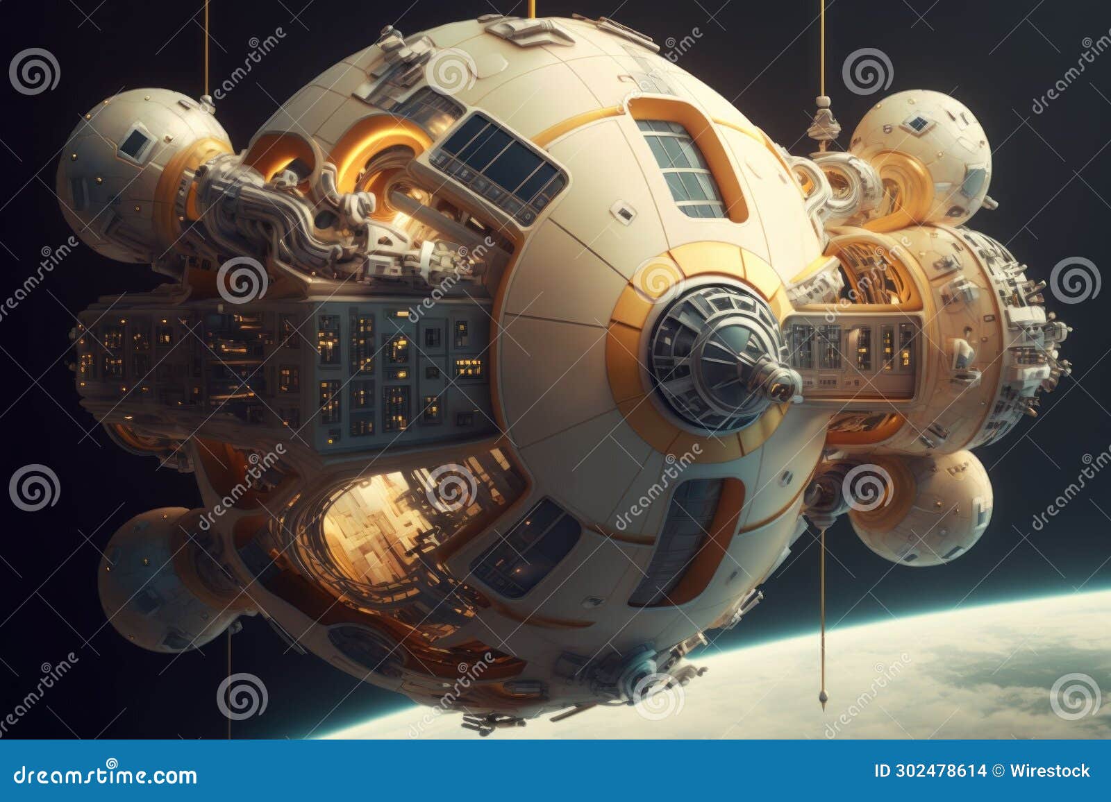 Vastness Of Outer Space Seen Through From The Opened Door In Human Head ...