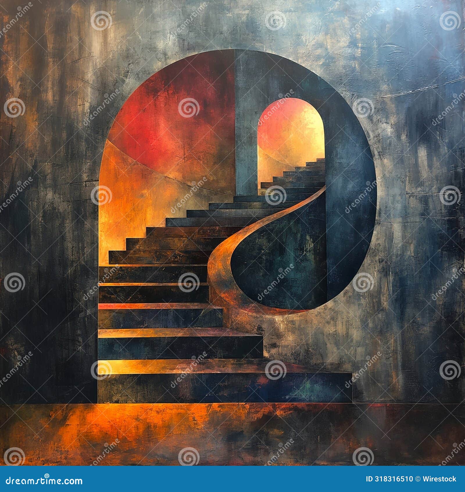 AI Generated Illustration of a Liminal Space Stock Photo - Image of ...
