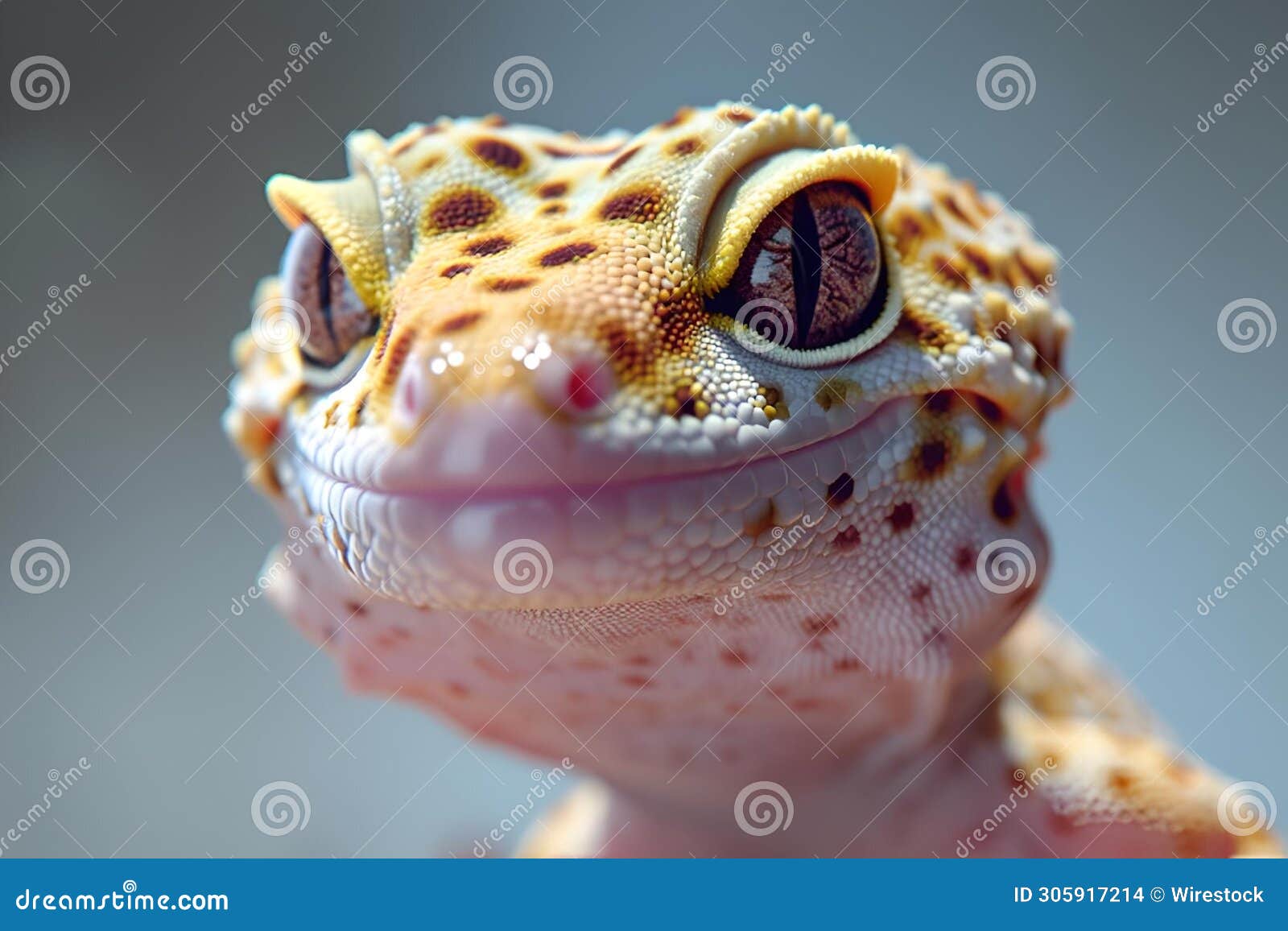 A Lizard Looking at the Camera with Its Head Tilted Back Stock ...