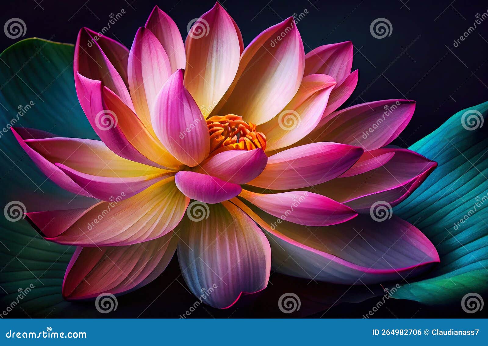 Ai Generated Illustration of a Magenta Colored Lotus Flower Stock ... Ai Generated Illustration of a Magenta Colored Lotus Flower Stock ...