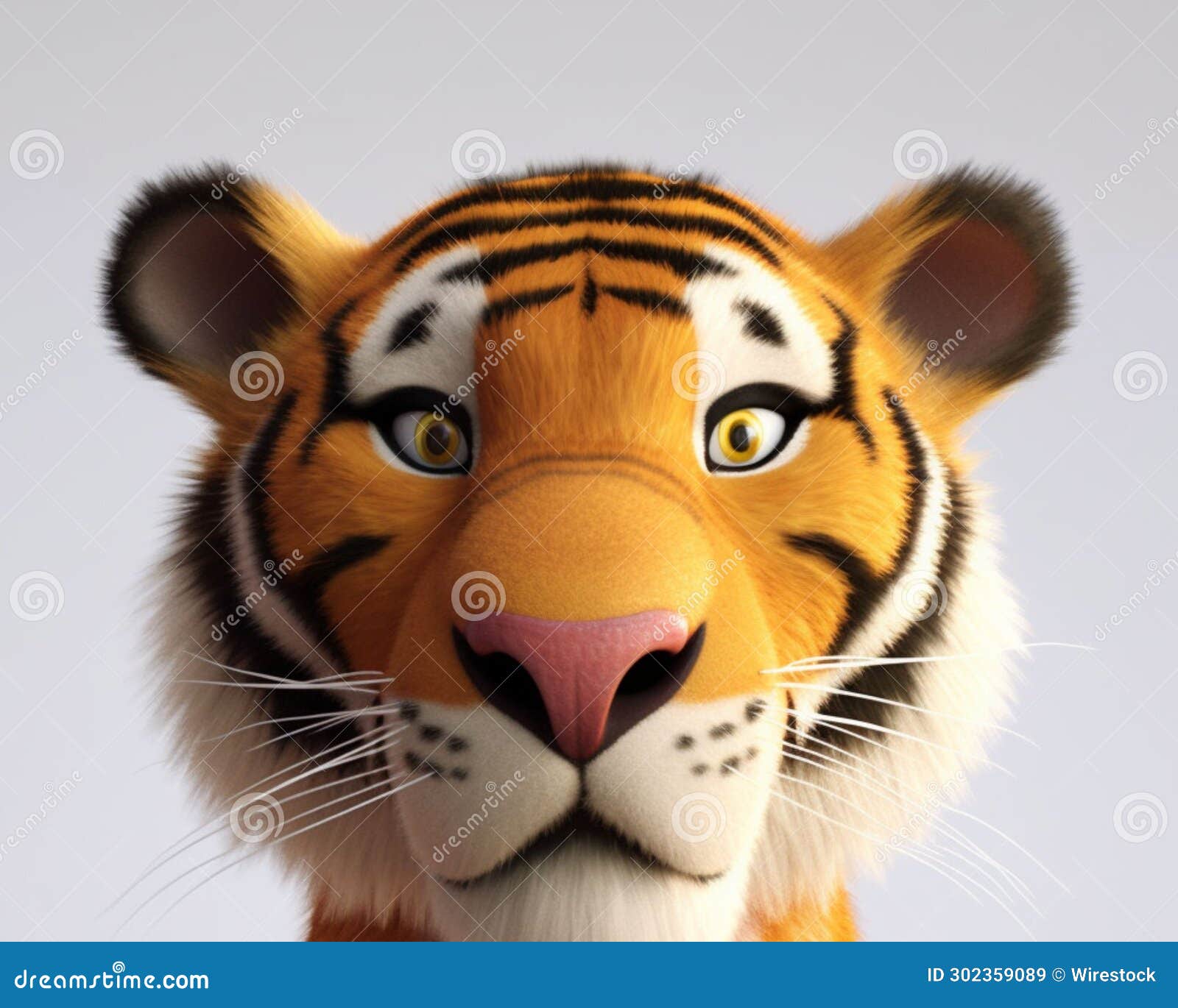 AI Generated Illustration of a Majestic Bengal Tiger Stands Facing ...