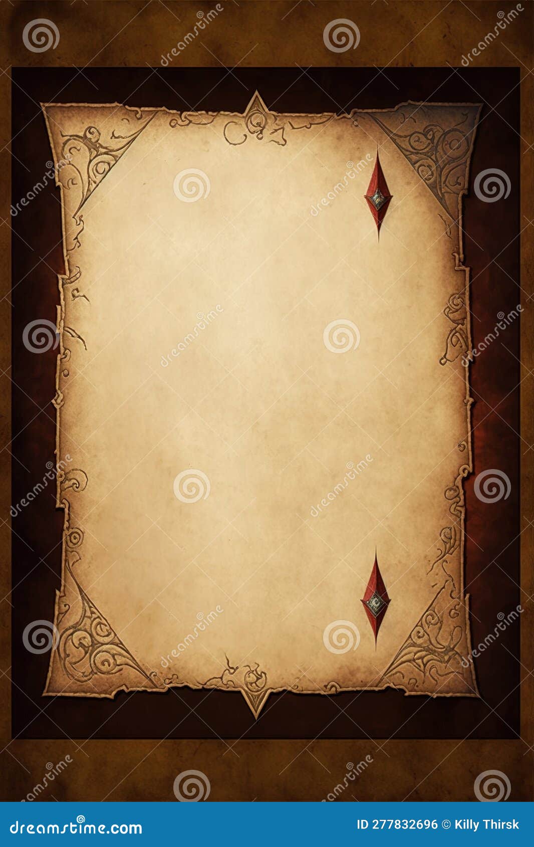 Medieval Paper Texture 006 - AI Generated Illustration Stock ...