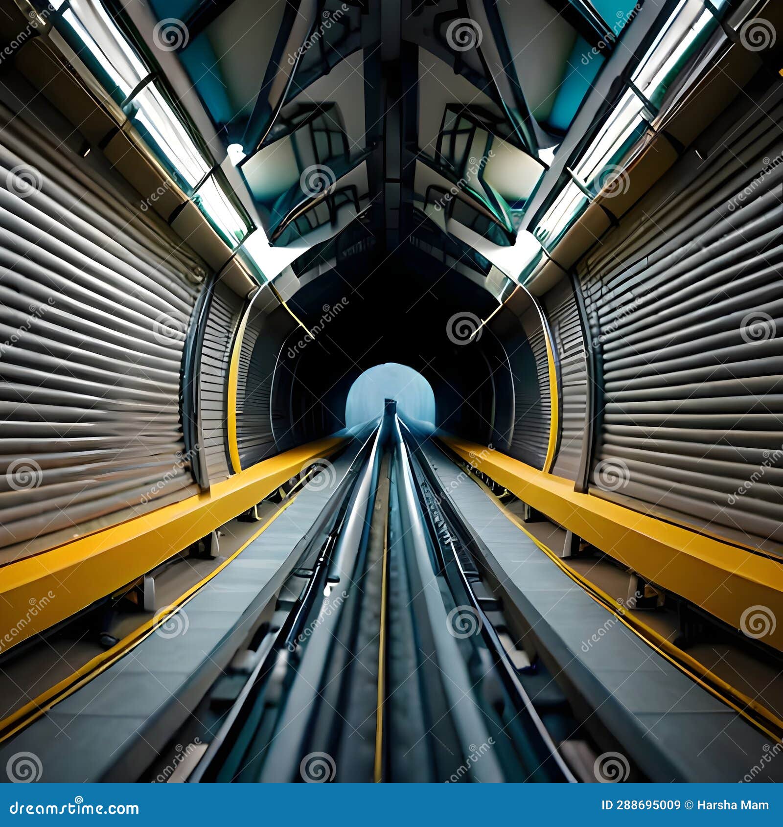 Illustration of Metro Inside View Stock Illustration - Illustration of ...