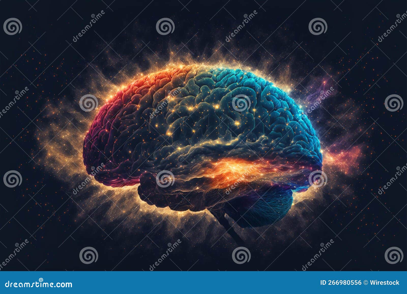 AI-generated Illustration of a Nuclear Explosion with Smokes, in a ...
