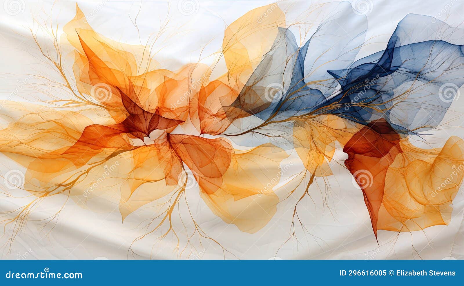 A Swath of Elegance in Textile Stock Illustration - Illustration of ...