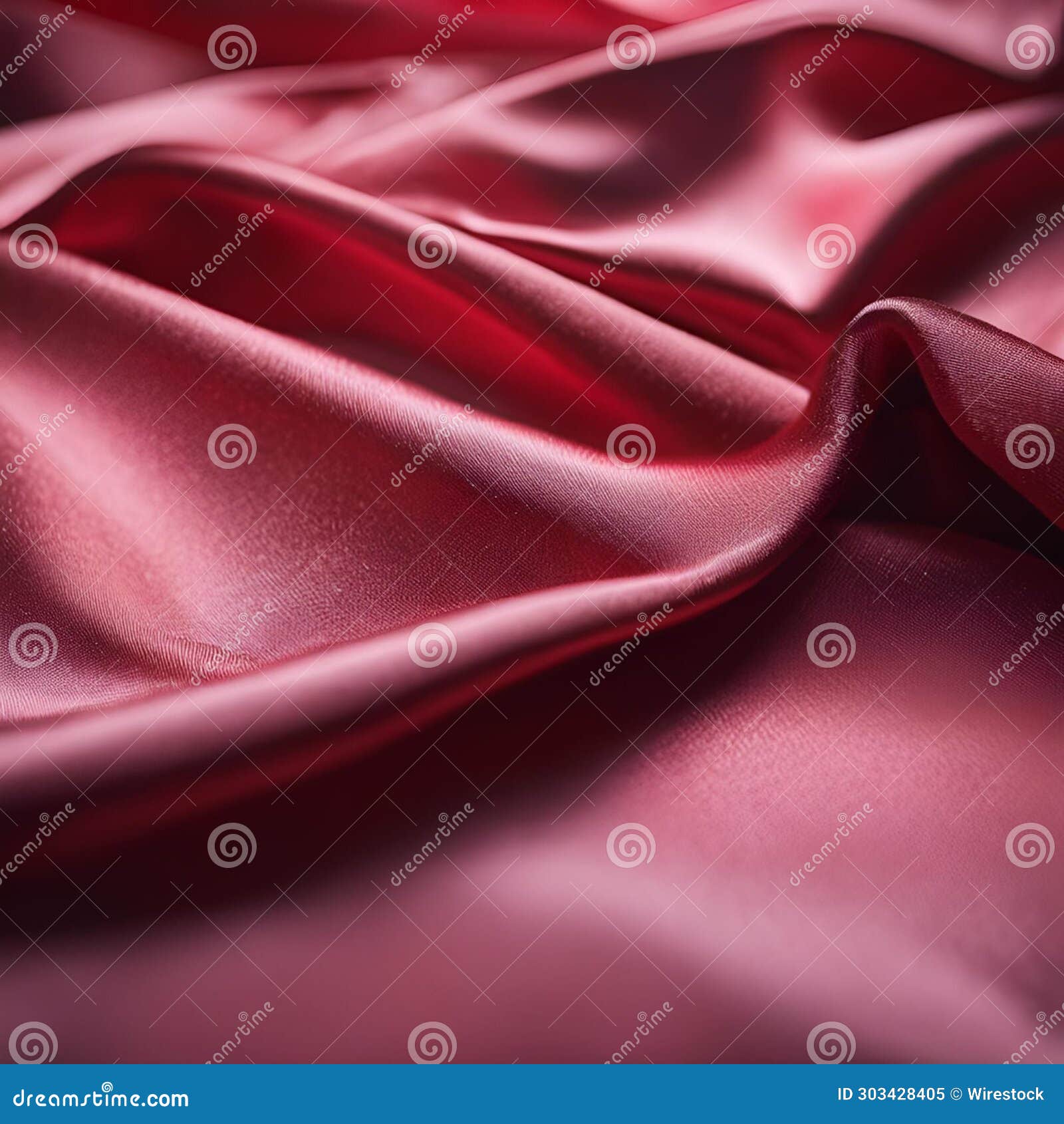 AI Generated Illustration of a Pink Silky Fabric Texture Stock ...